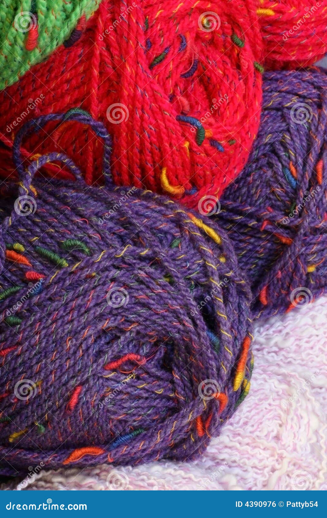 Colorful Yarn stock photo. Image of texture, arts, spin - 4390976