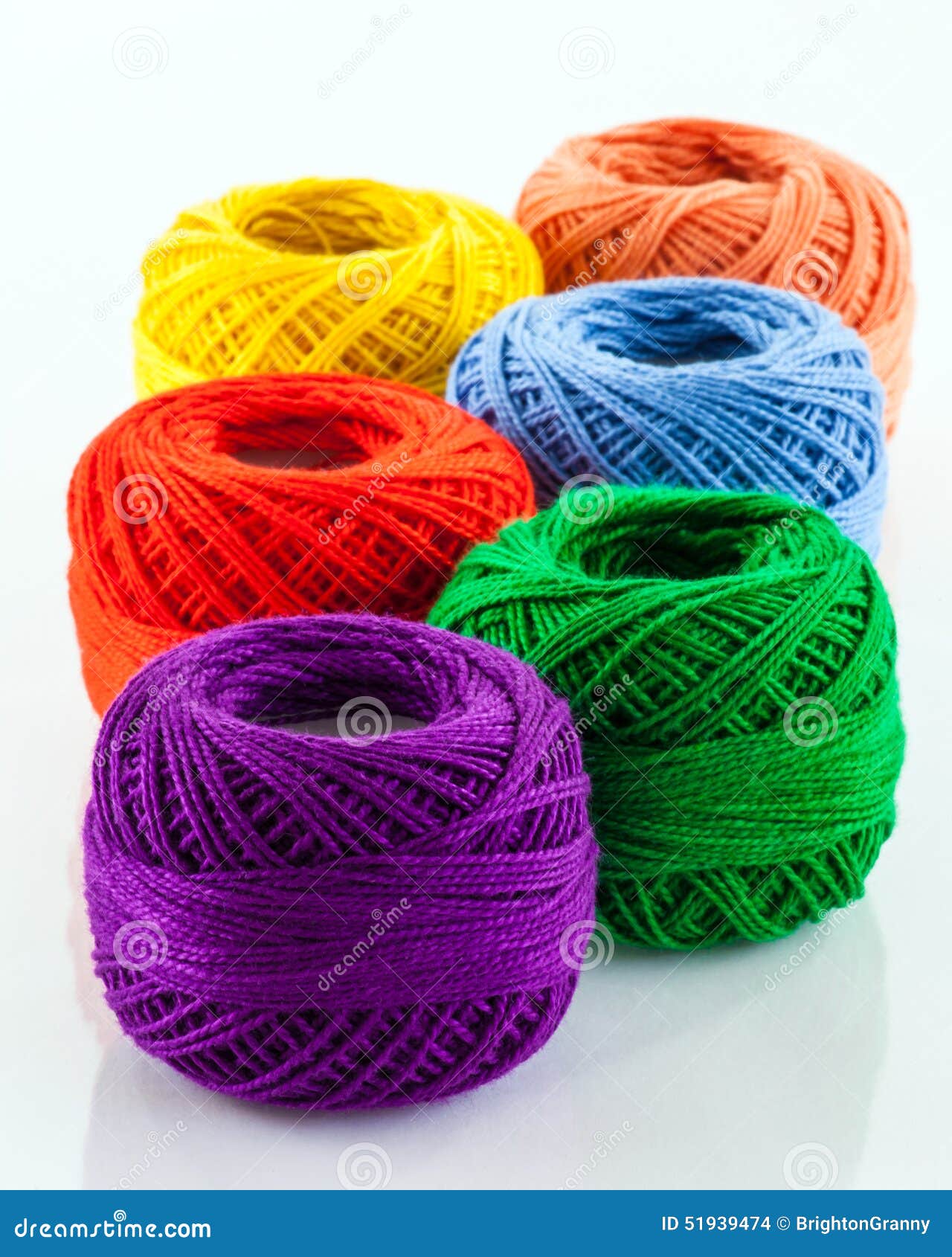 Colorful yarn stock photo. Image of yarn, craftmanship - 51939474