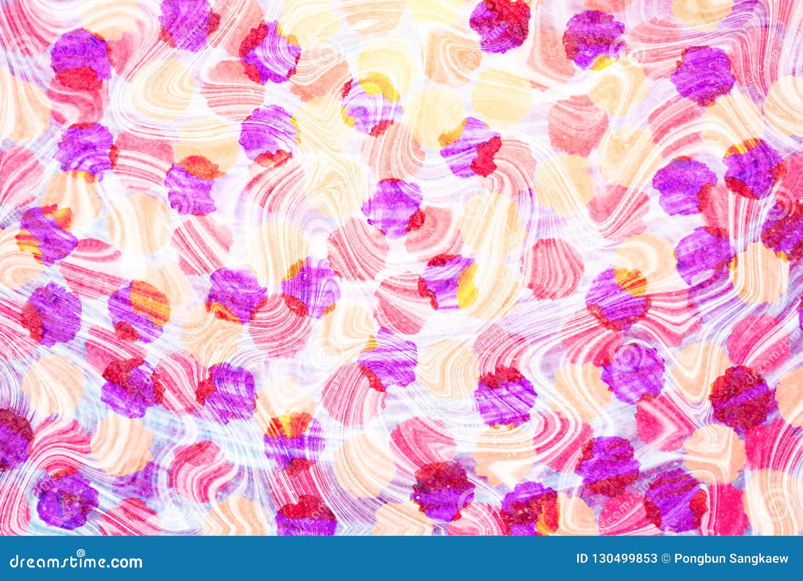 Colorful Yellow,purple and Pink Abstract Circle ,dot Pattern Stock ...