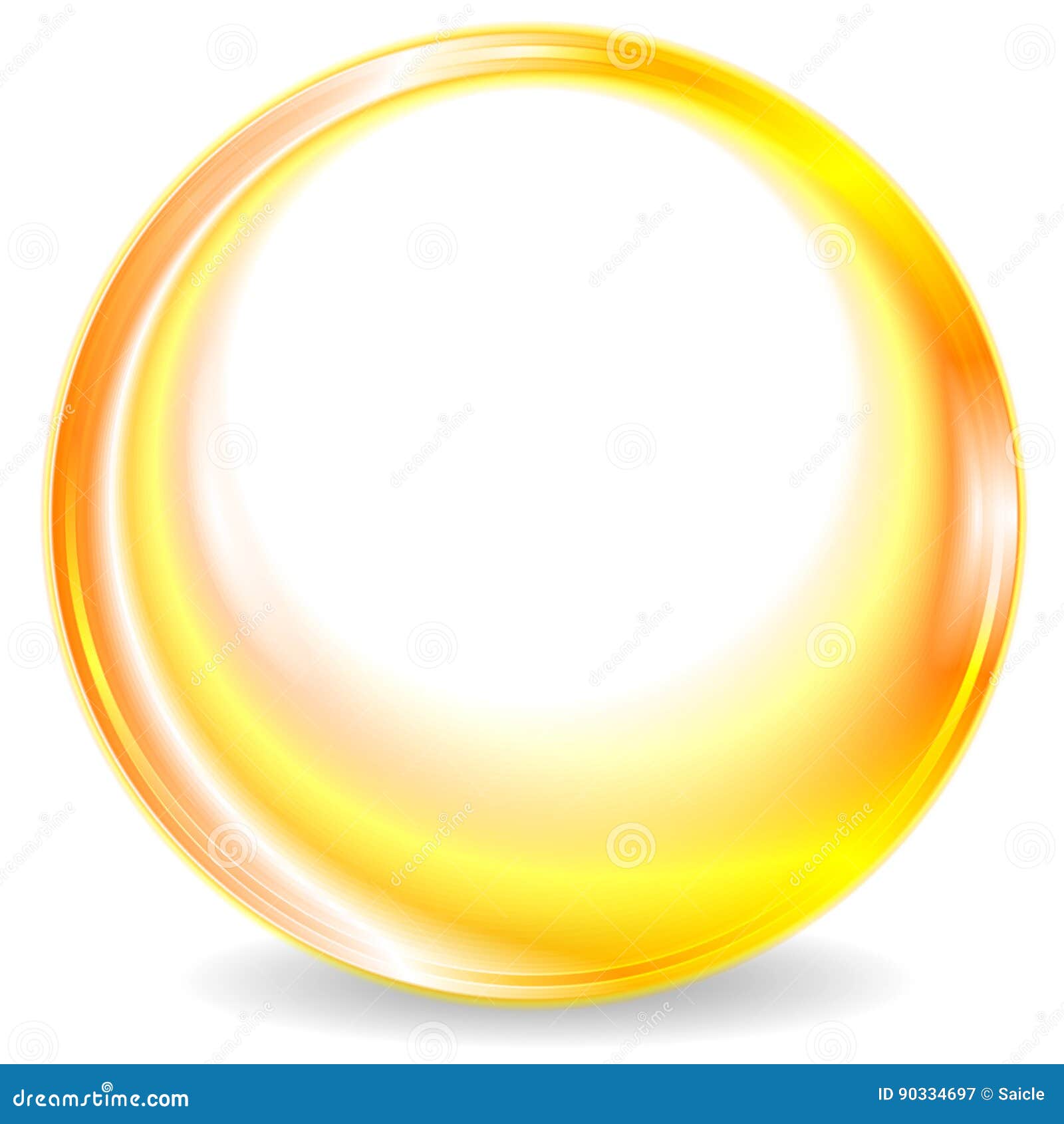 Colorful Yellow Round Circle Logo Design Stock Vector - Illustration of ...