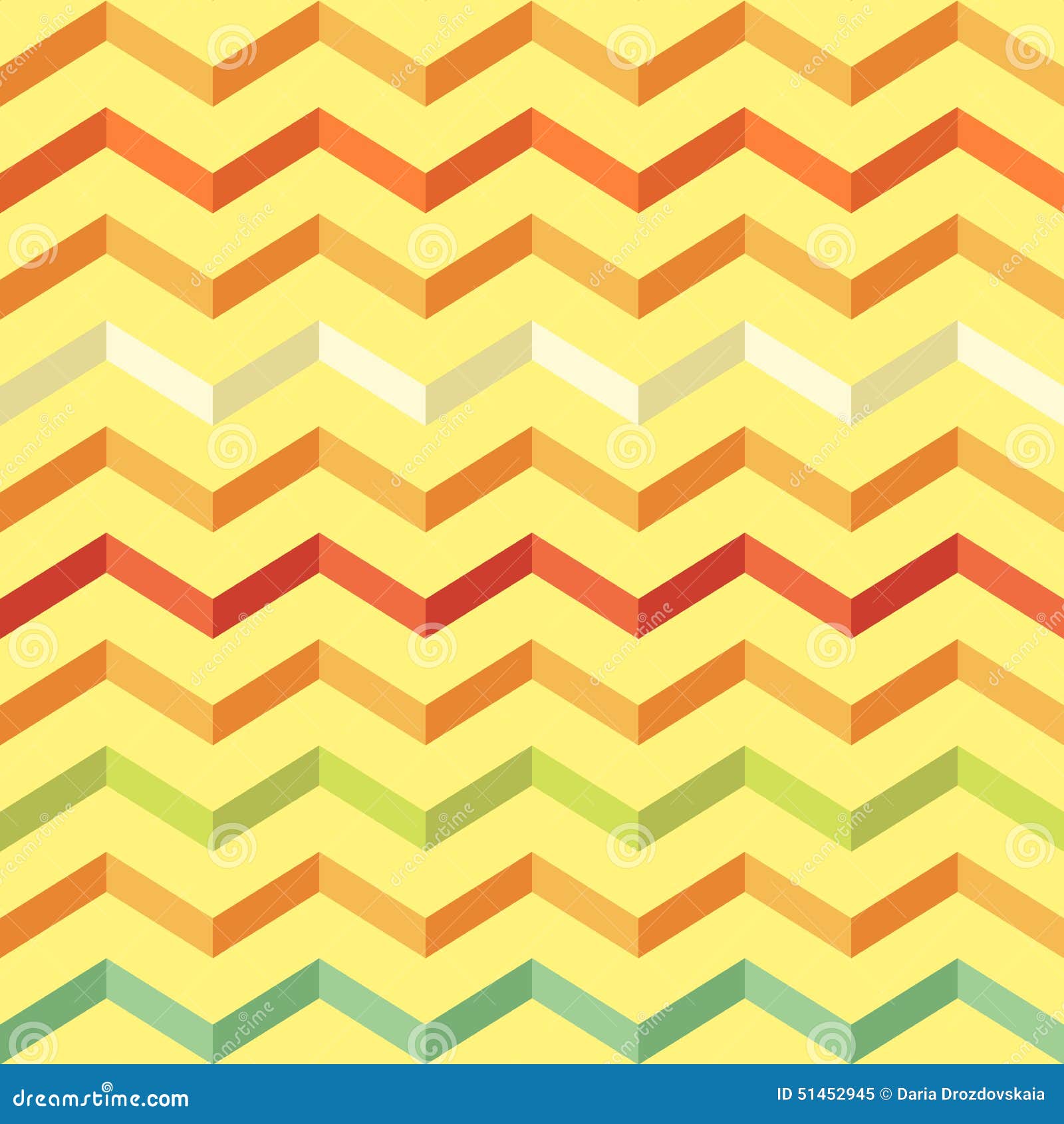 Colorful Yellow Vintage Geometric Pattern Stock Vector - Illustration ...