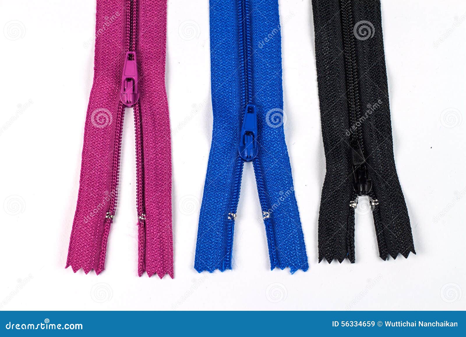 Colorful zipper collection stock image. Image of split - 56334659