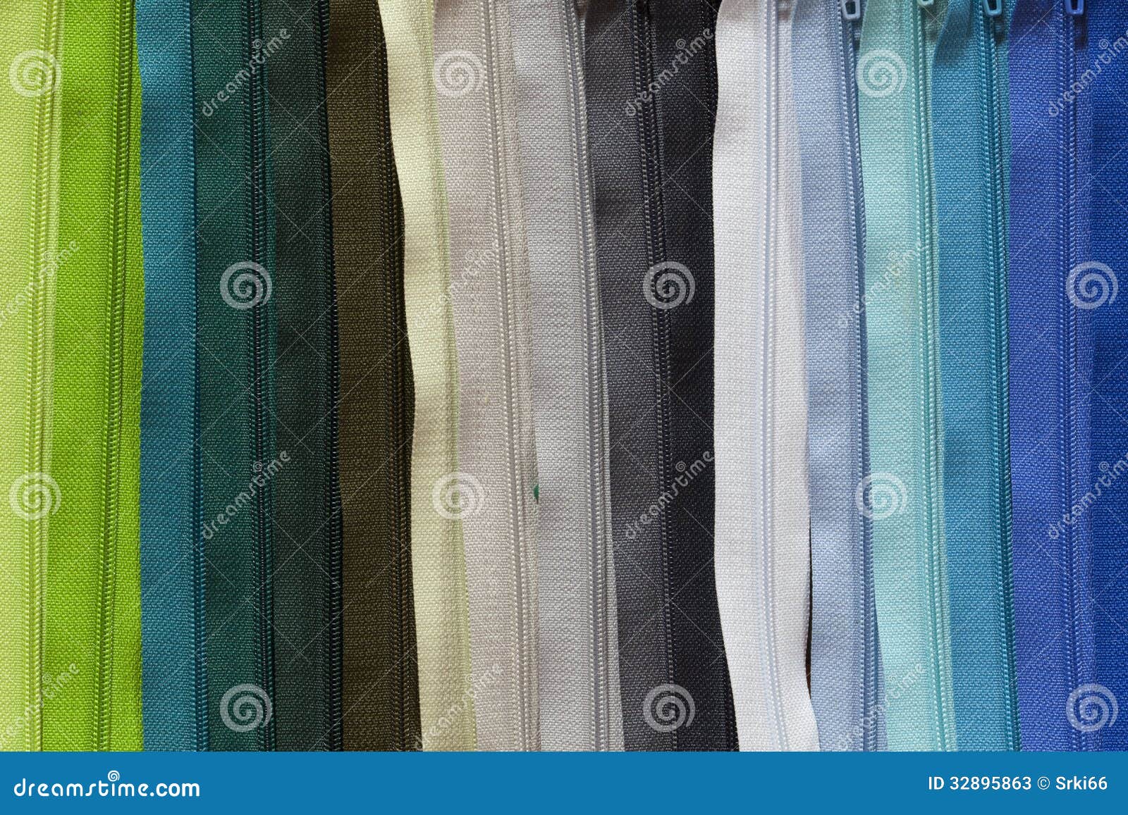 Colorful zippers stock image. Image of green, motley - 32895863