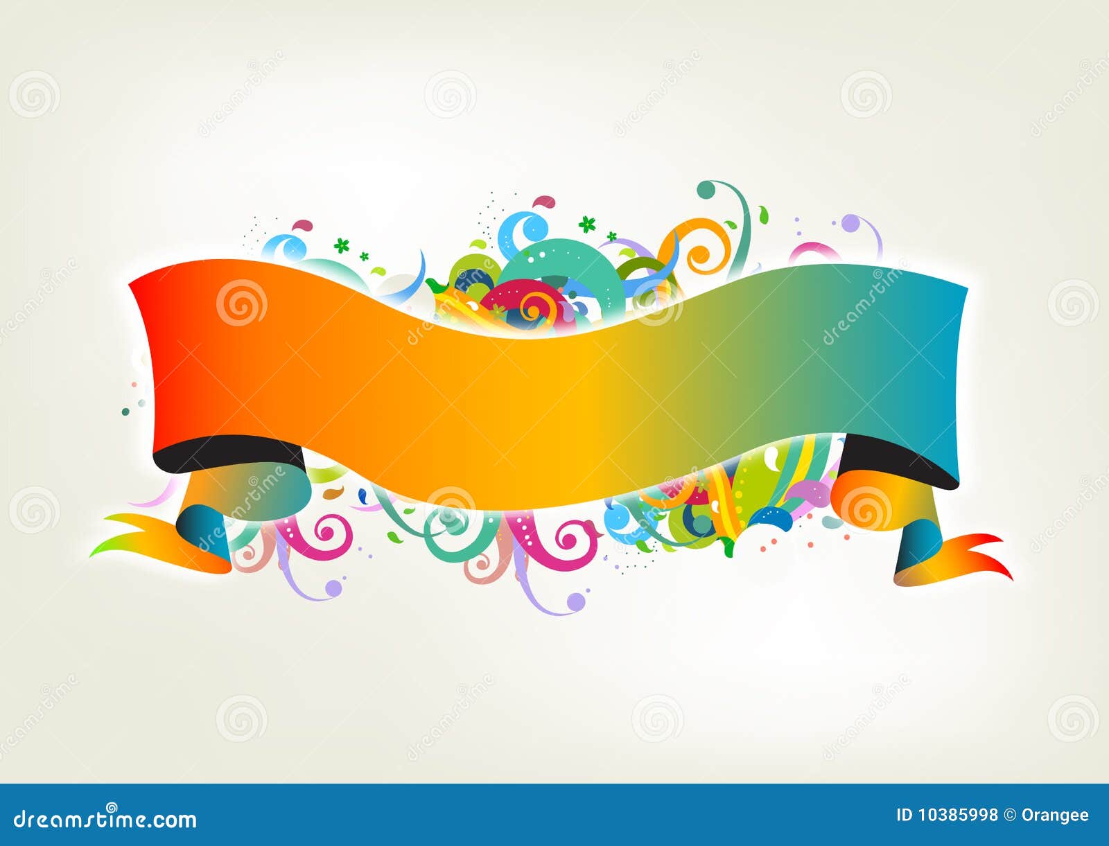 Colorfull banner stock vector. Illustration of celebration - 10385998