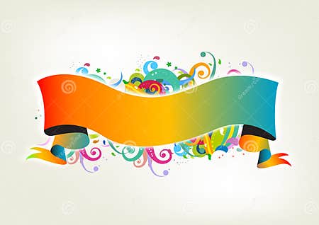 Colorfull banner stock vector. Illustration of celebration - 10385998