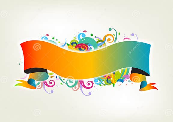 Colorfull banner stock vector. Illustration of celebration - 10385998