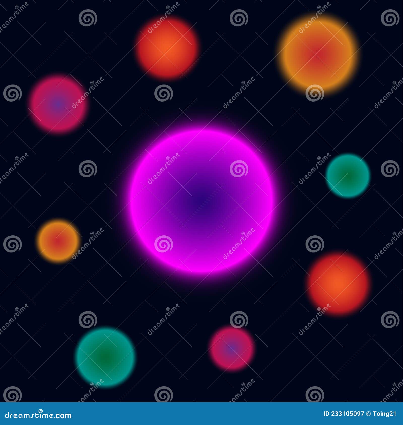 Colorfull Bright Circle Vekctor Design Stock Vector - Illustration of ...