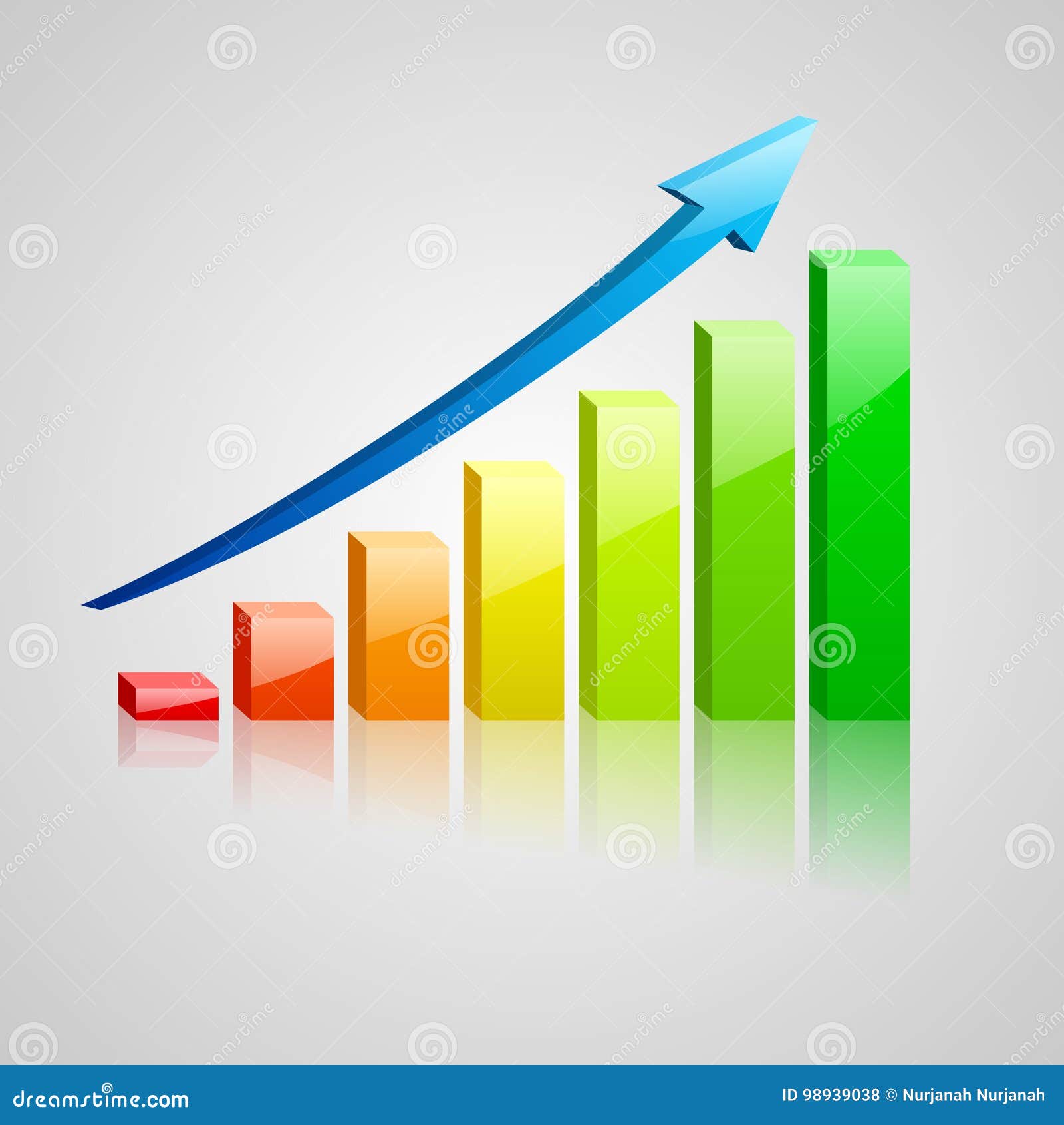 Colorfull Charts Business Statistics Stock Vector - Illustration of ...