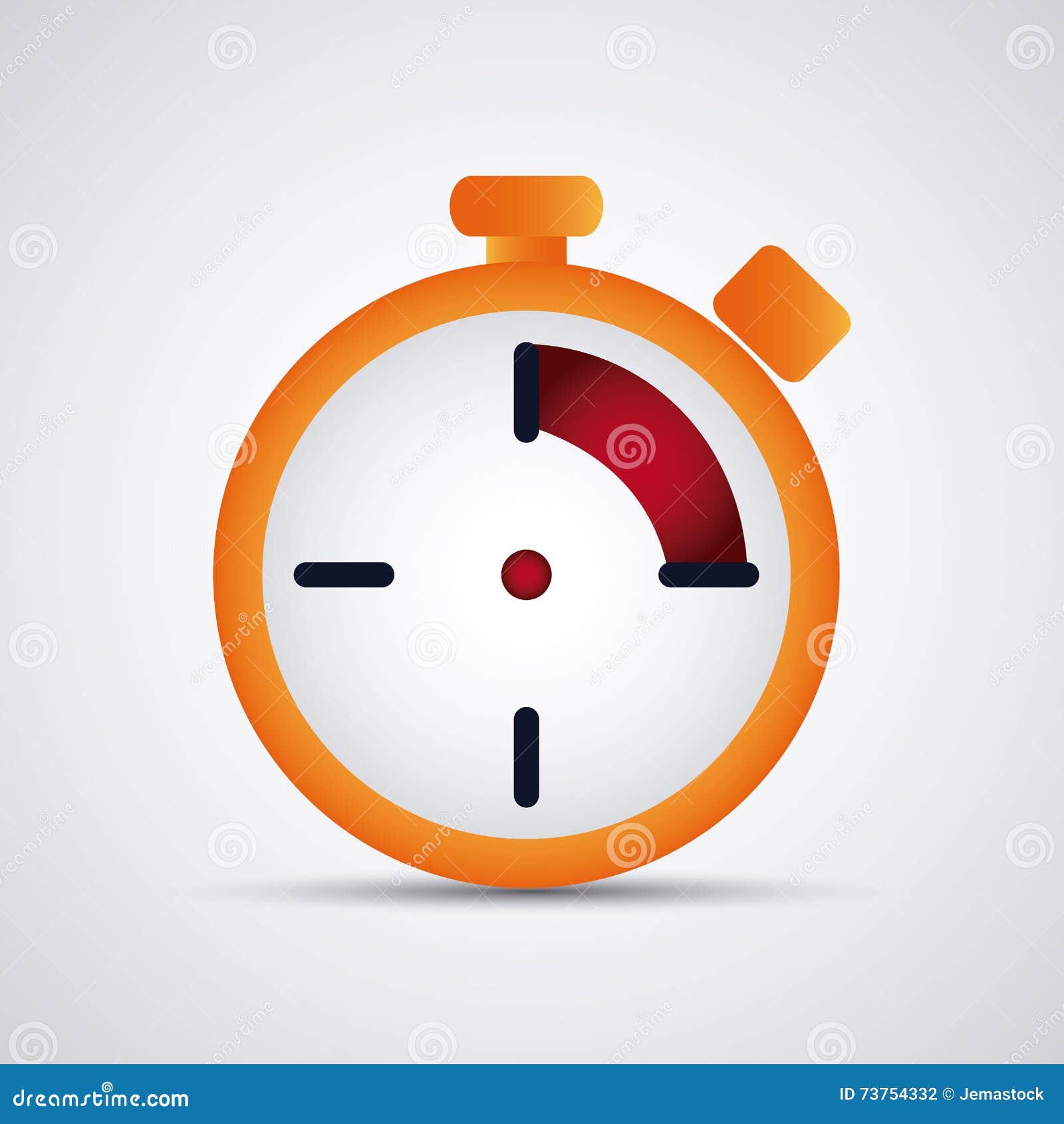 Colorfull Chronometer Icon. Time Design. Vector Graphic Stock ...