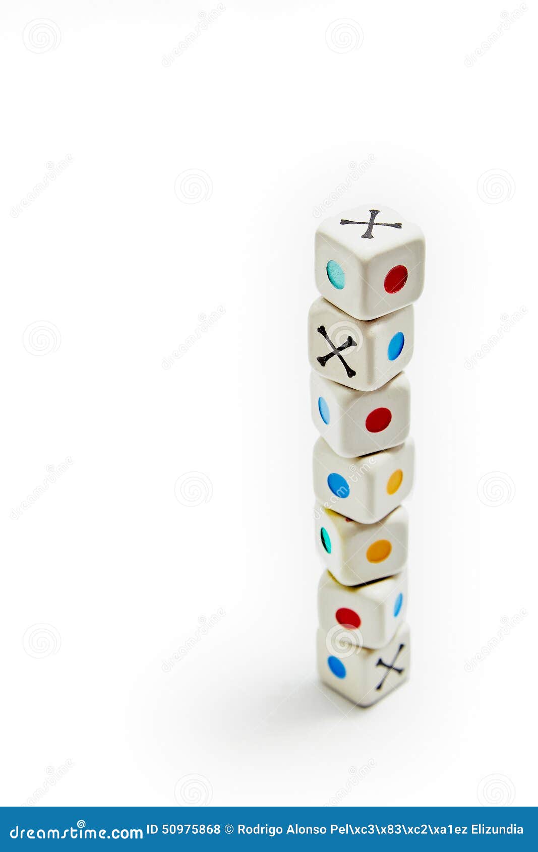 Colorfull dice stock photo. Image of random, dice, playing - 50975868