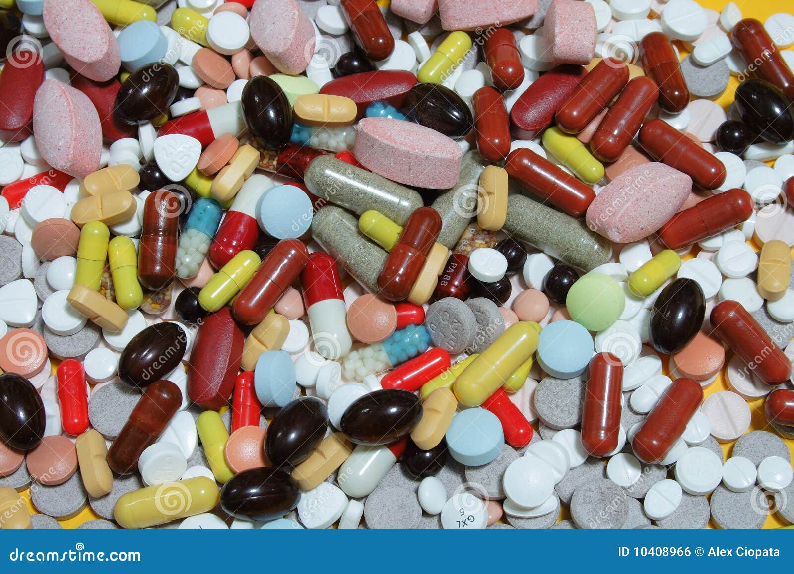 Colorfull Drugs stock photo. Image of medicament, remedy - 10408966