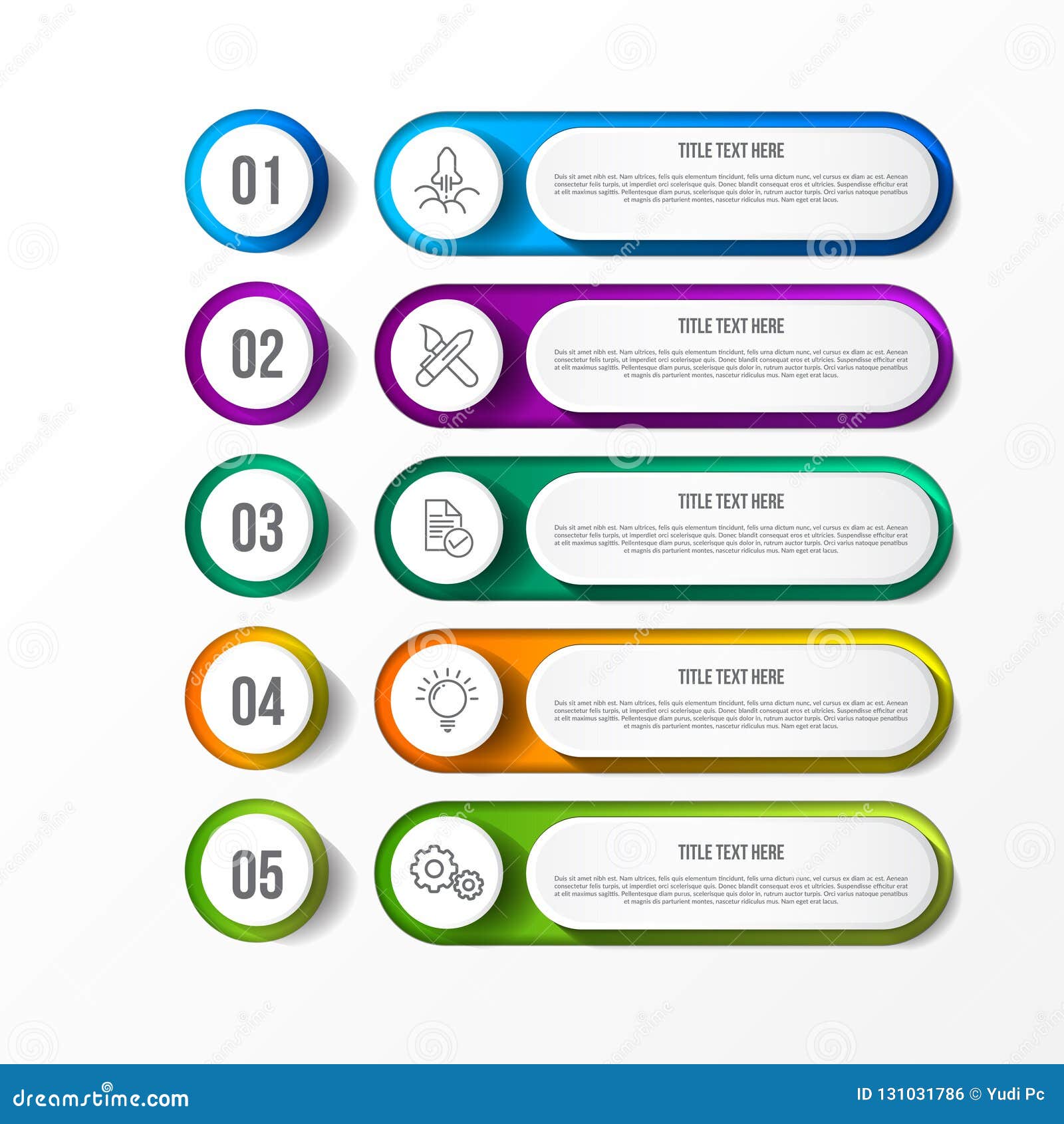 Colorfull Infographic Template Stock Vector - Illustration of paper ...