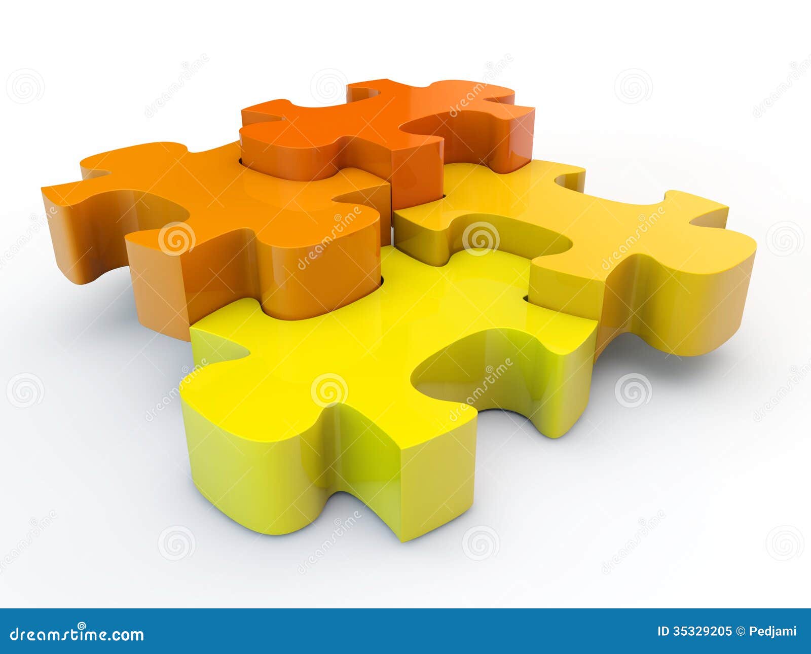 Colorfull jigsaw puzzle stock illustration. Illustration of competition ...