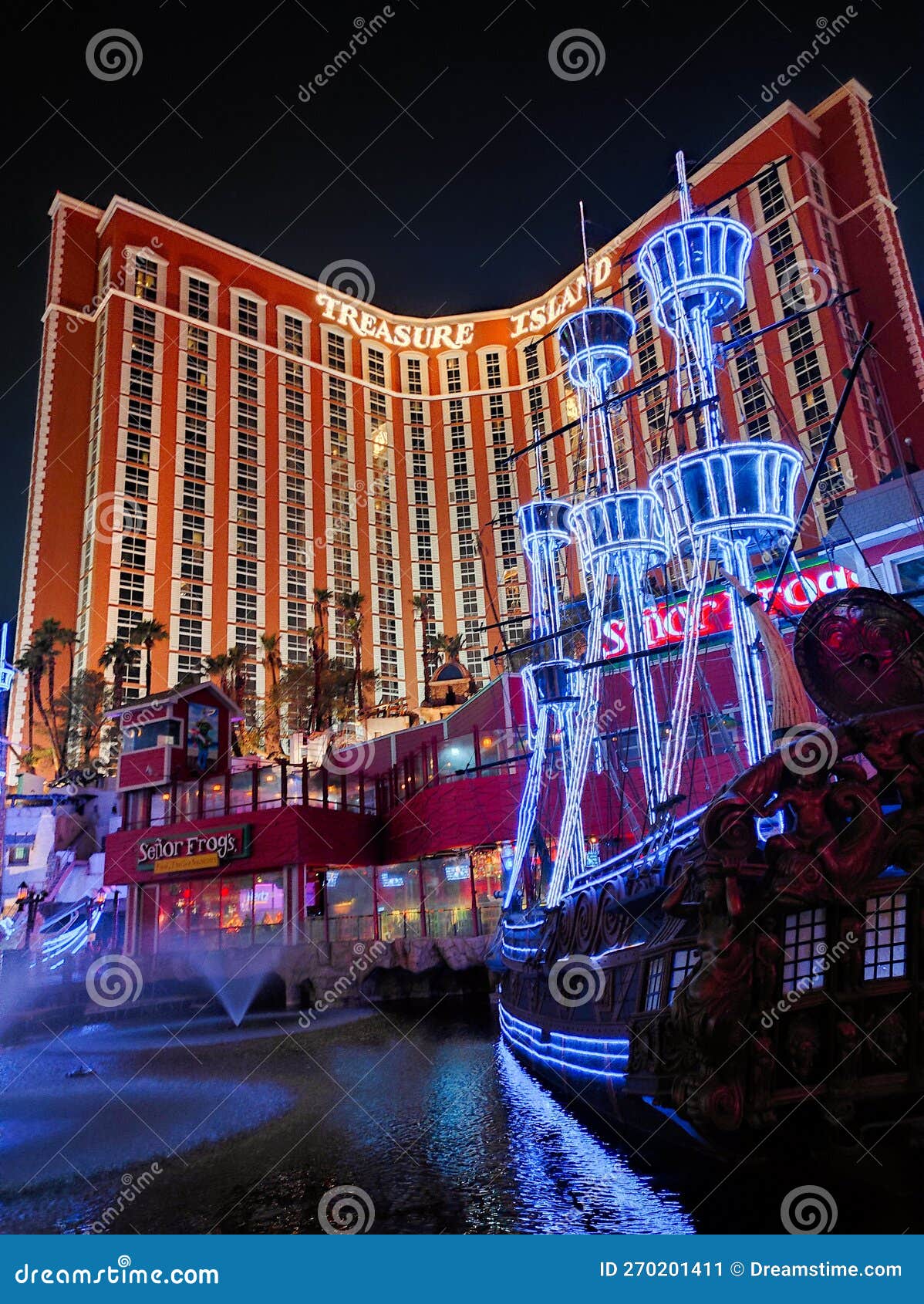 Colorfull Lights on Las Vegas Architecture Editorial Photo - Image of ...