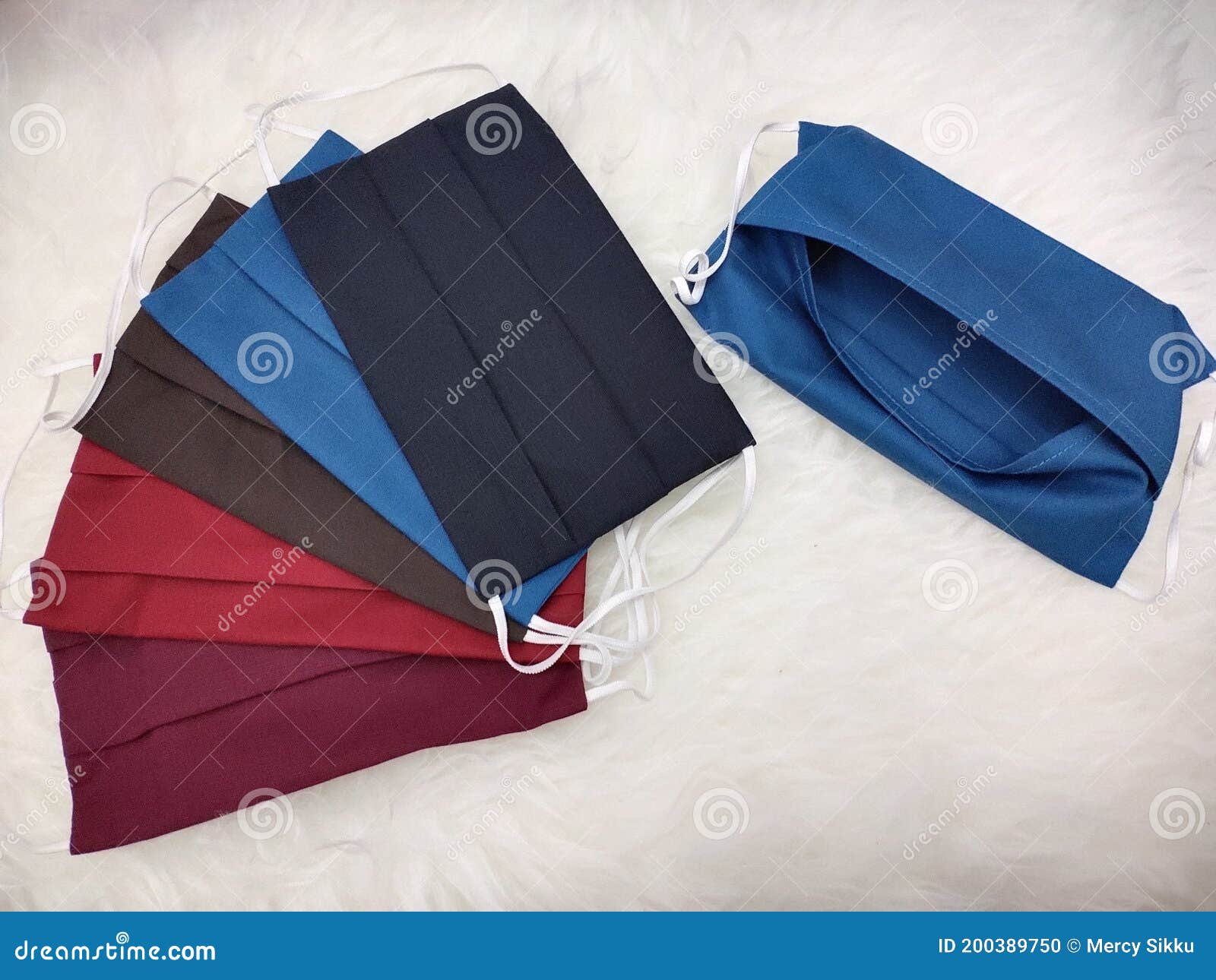 Colorfull Mask with White Background Stock Photo - Image of maroon ...