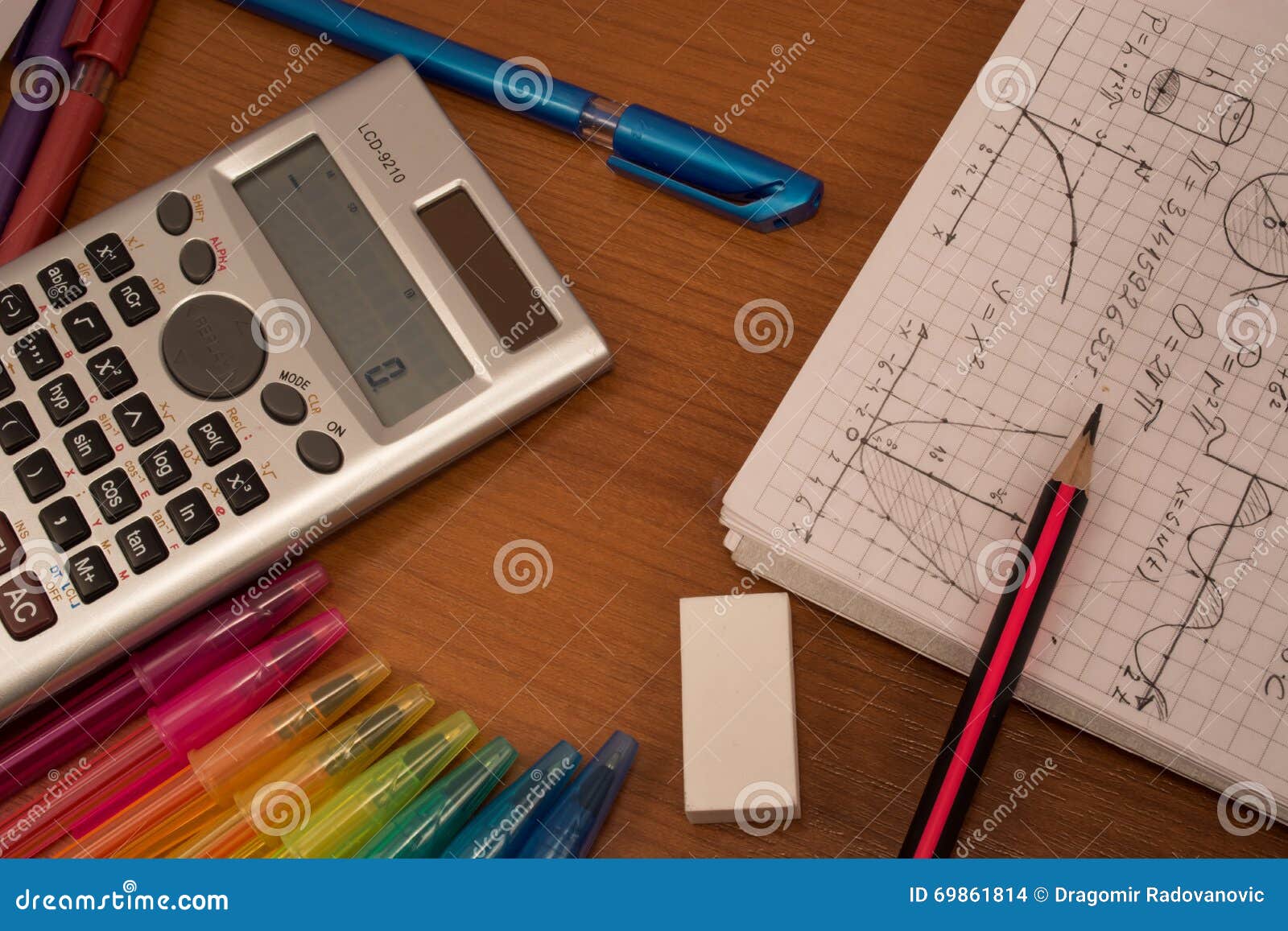 Colorfull-Mathematik stockfoto. Bild von ausbildung, geschäft - 69861814