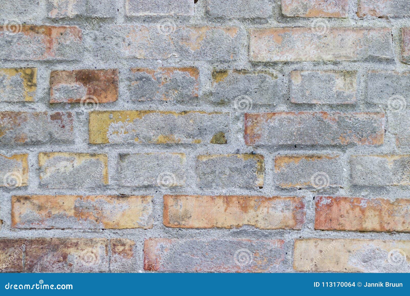 Old Plastered Brick Wall Texture Stock Photo - Image of rough ...