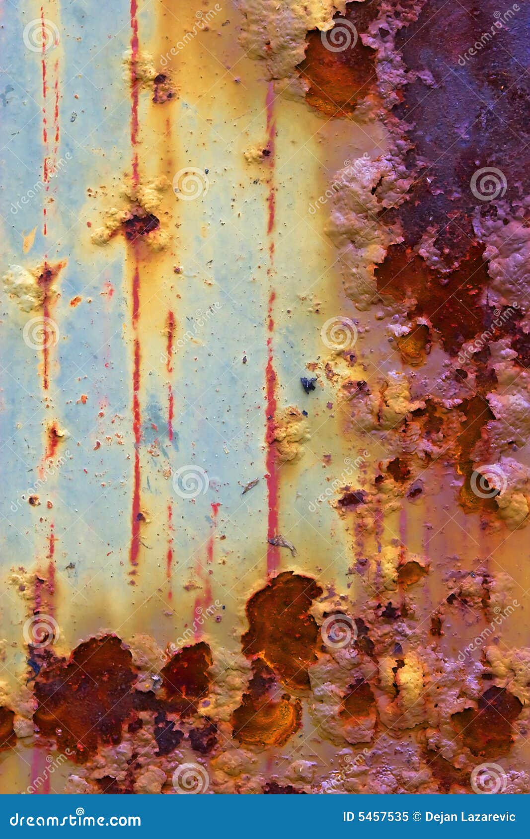 Colorfull and rusty stock image. Image of bubble, decay - 5457535