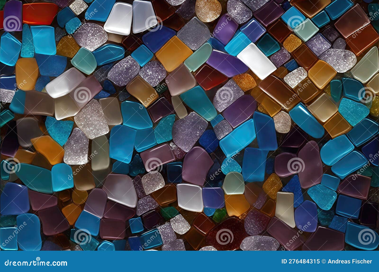 Colorfull Square Mosaic Tiles for Texture Background. Stock ...