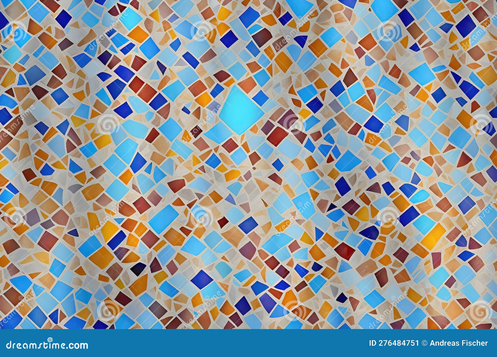 Colorfull Square Mosaic Tiles for Texture Background. Stock ...