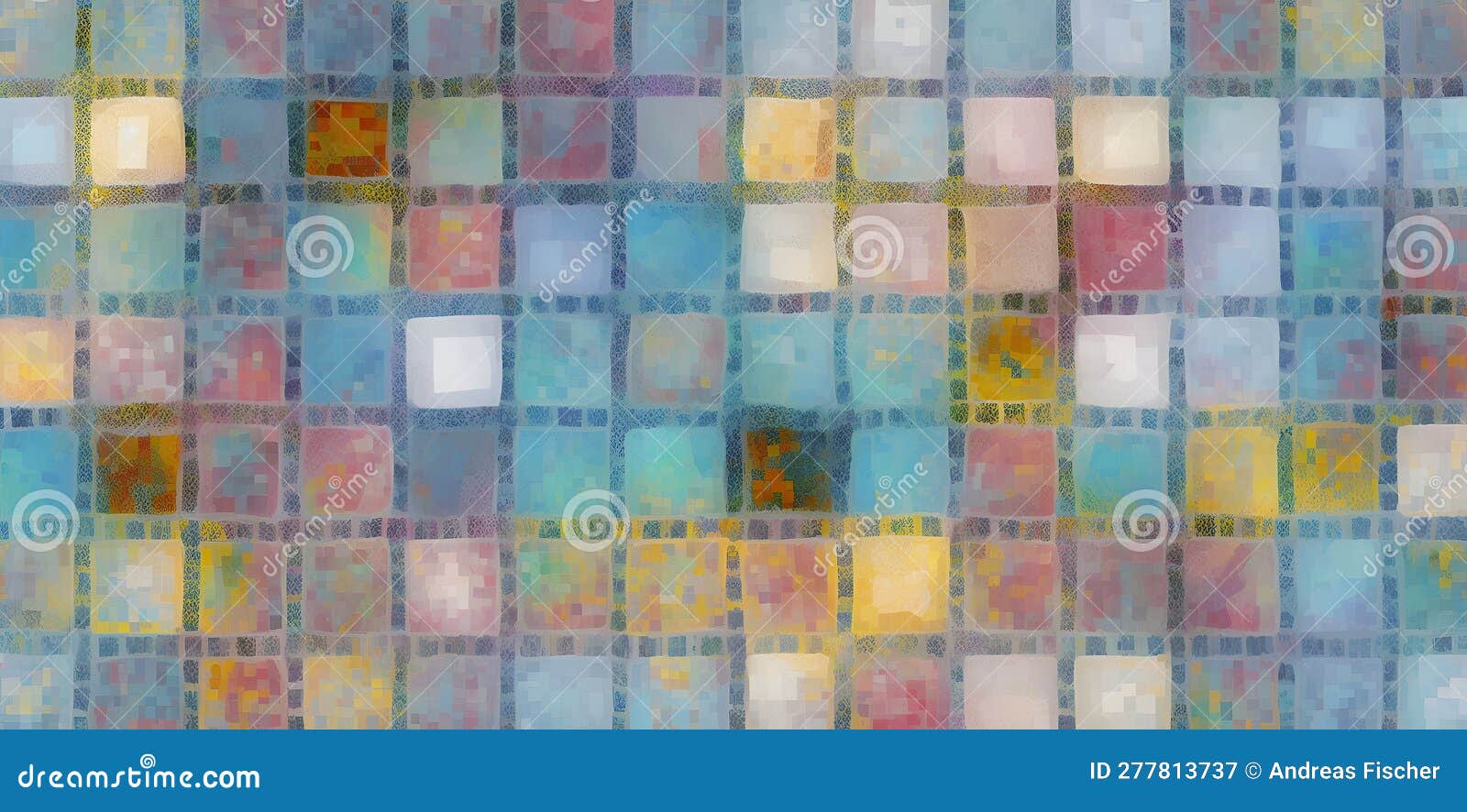 Colorfull Square Mosaic Tiles for Texture Background. Stock ...
