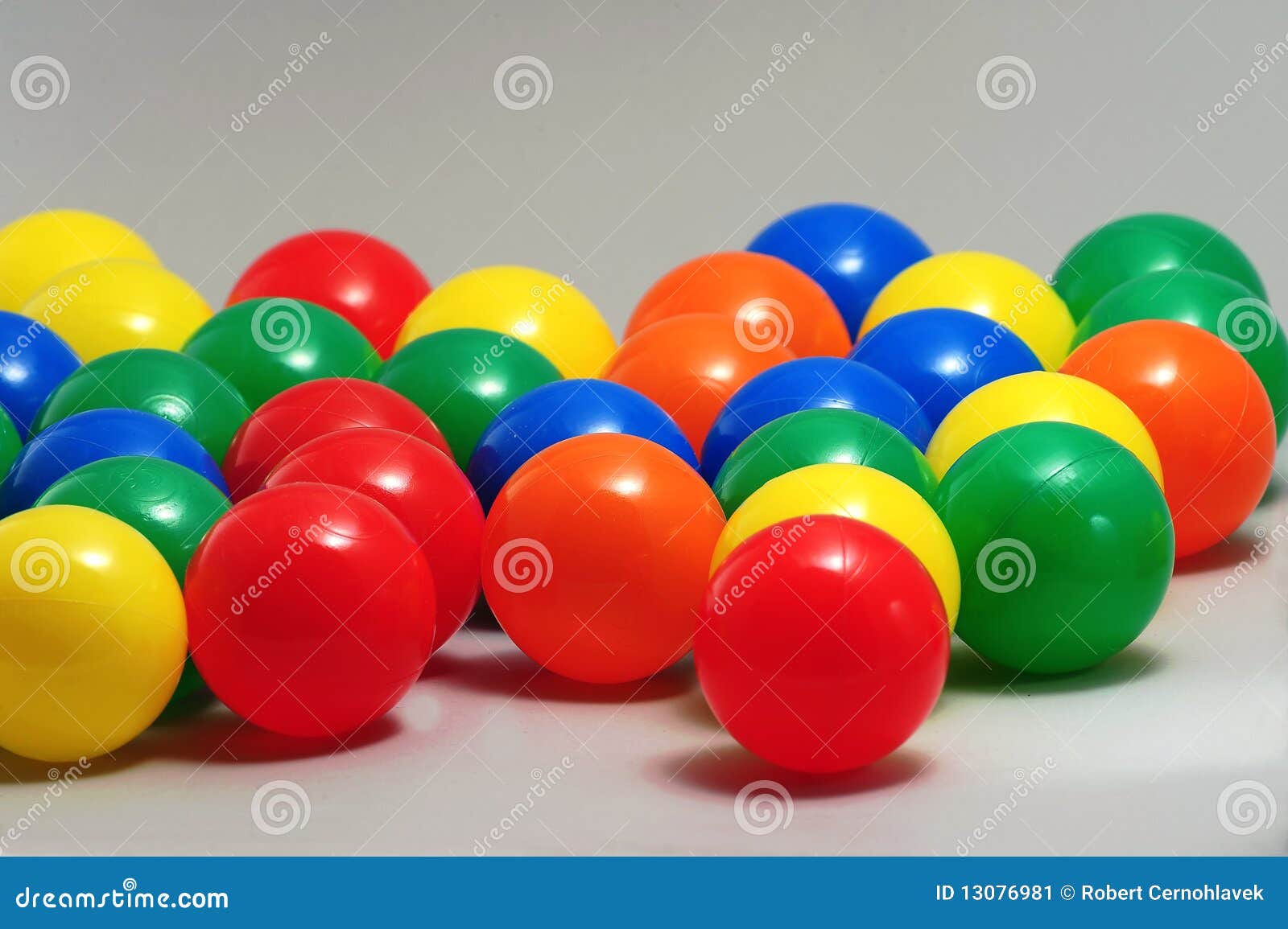 Colorfull toy balls stock image. Image of colorful, childhood - 13076981