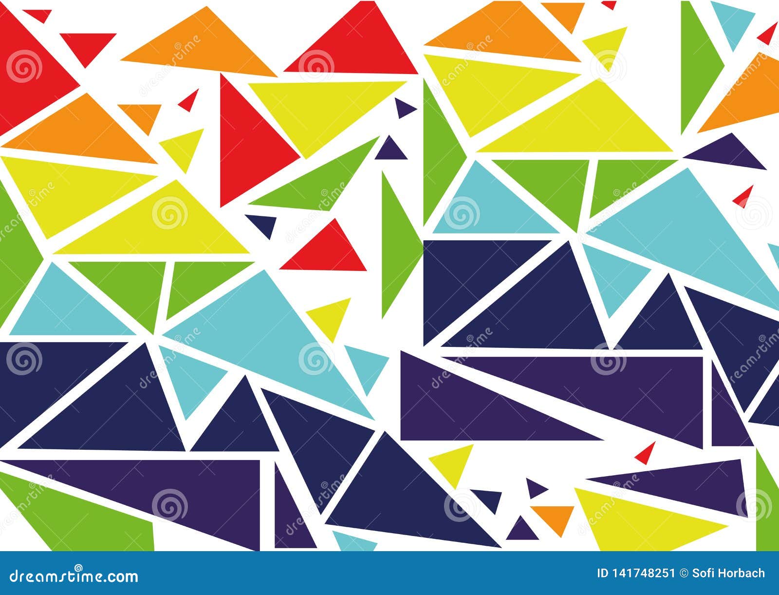 Colorfull Trangle Background Vector for Design Stock Vector ...
