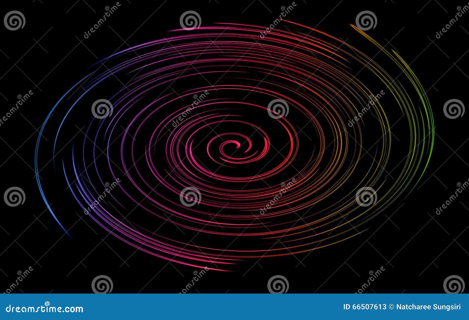 Colorfull Twirl Abstract Background. Stock Illustration - Illustration ...