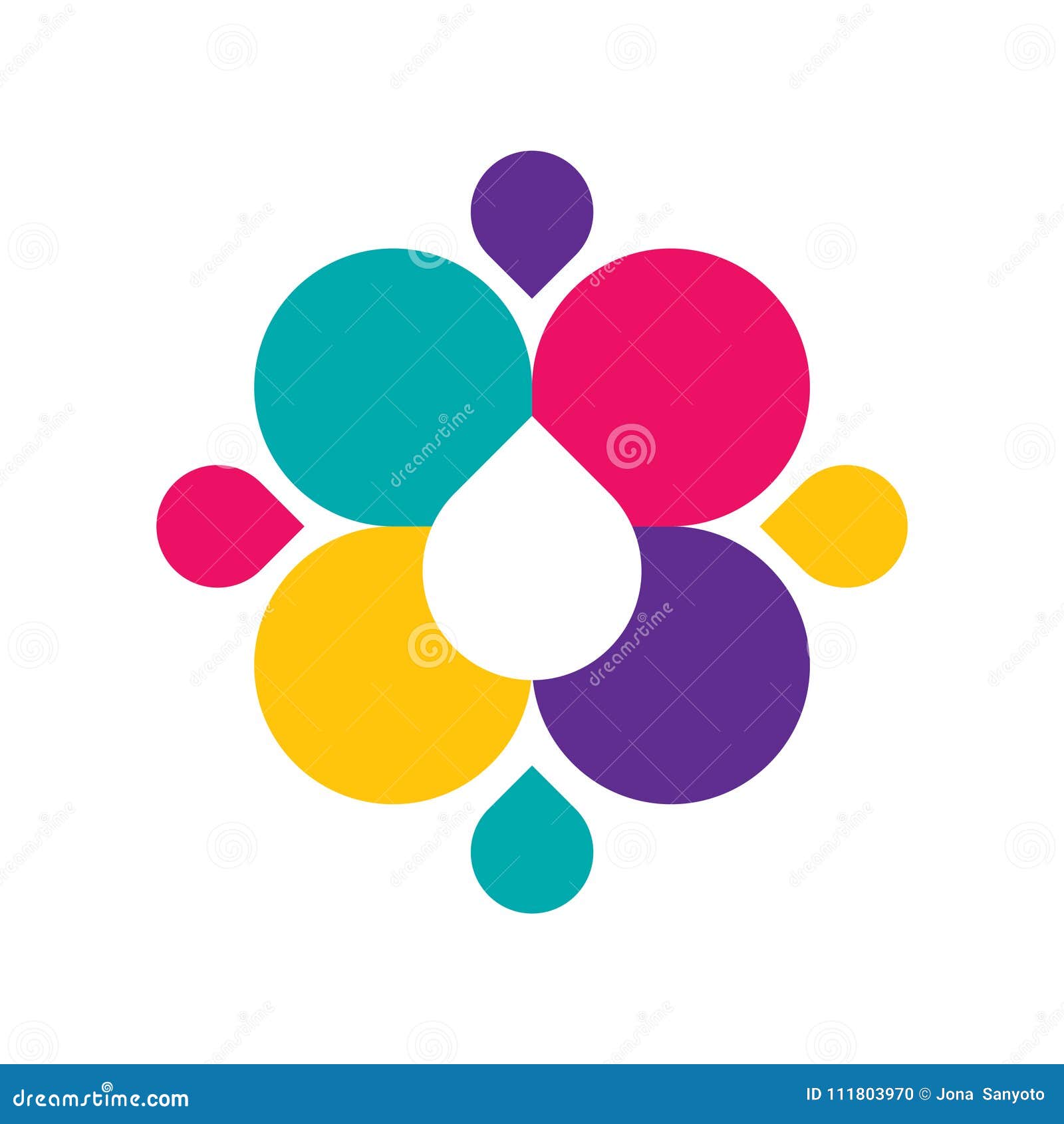Colorfull Vector Logo Icon Element Stock Vector - Illustration of ...