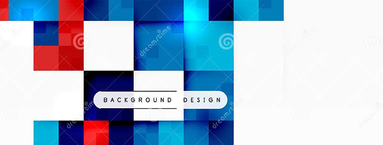 Colorfulness in a Blue and White Checkered Rectangle with a White ...