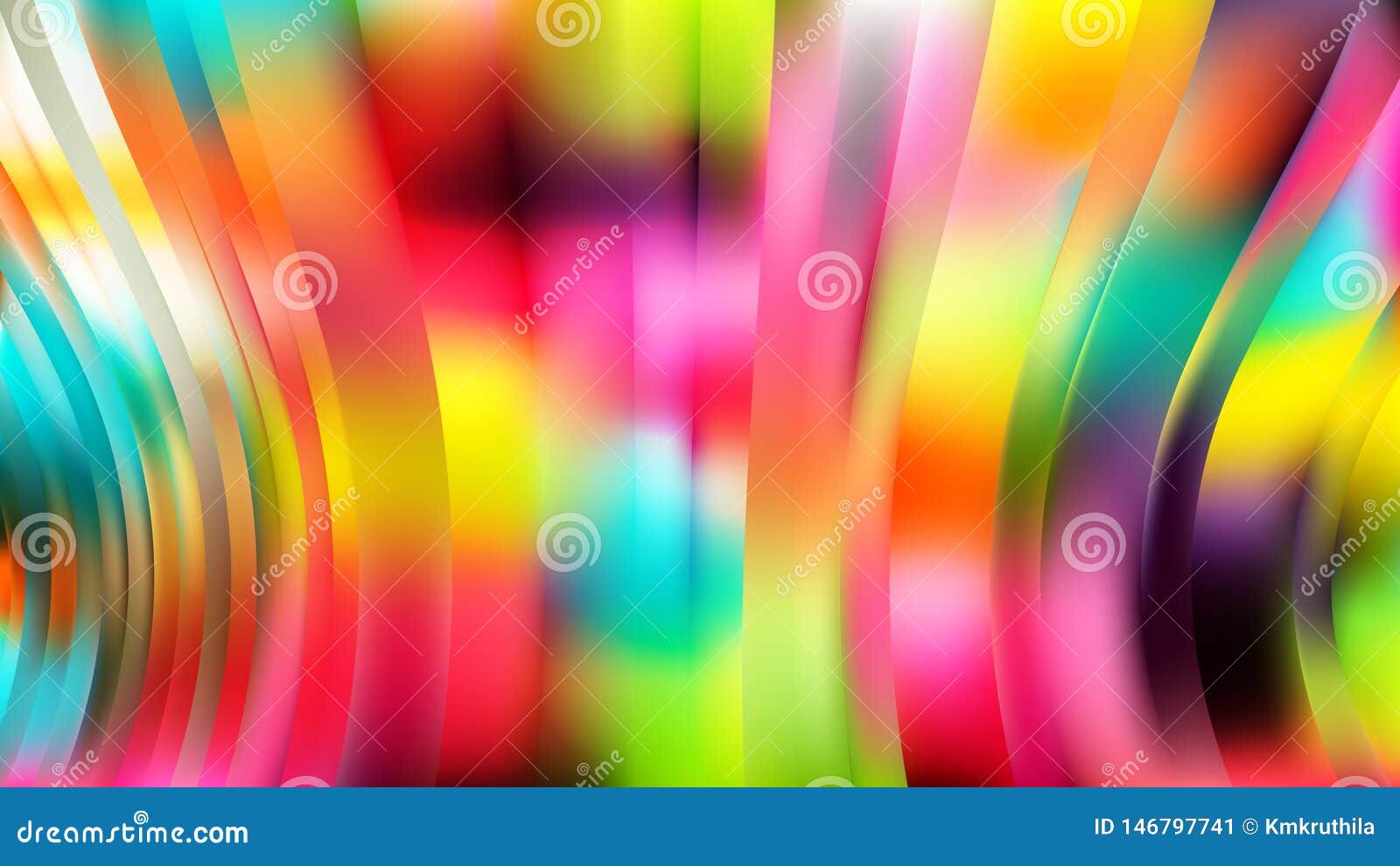 Colorfulness Green Light Background Beautiful Elegant Illustration ...