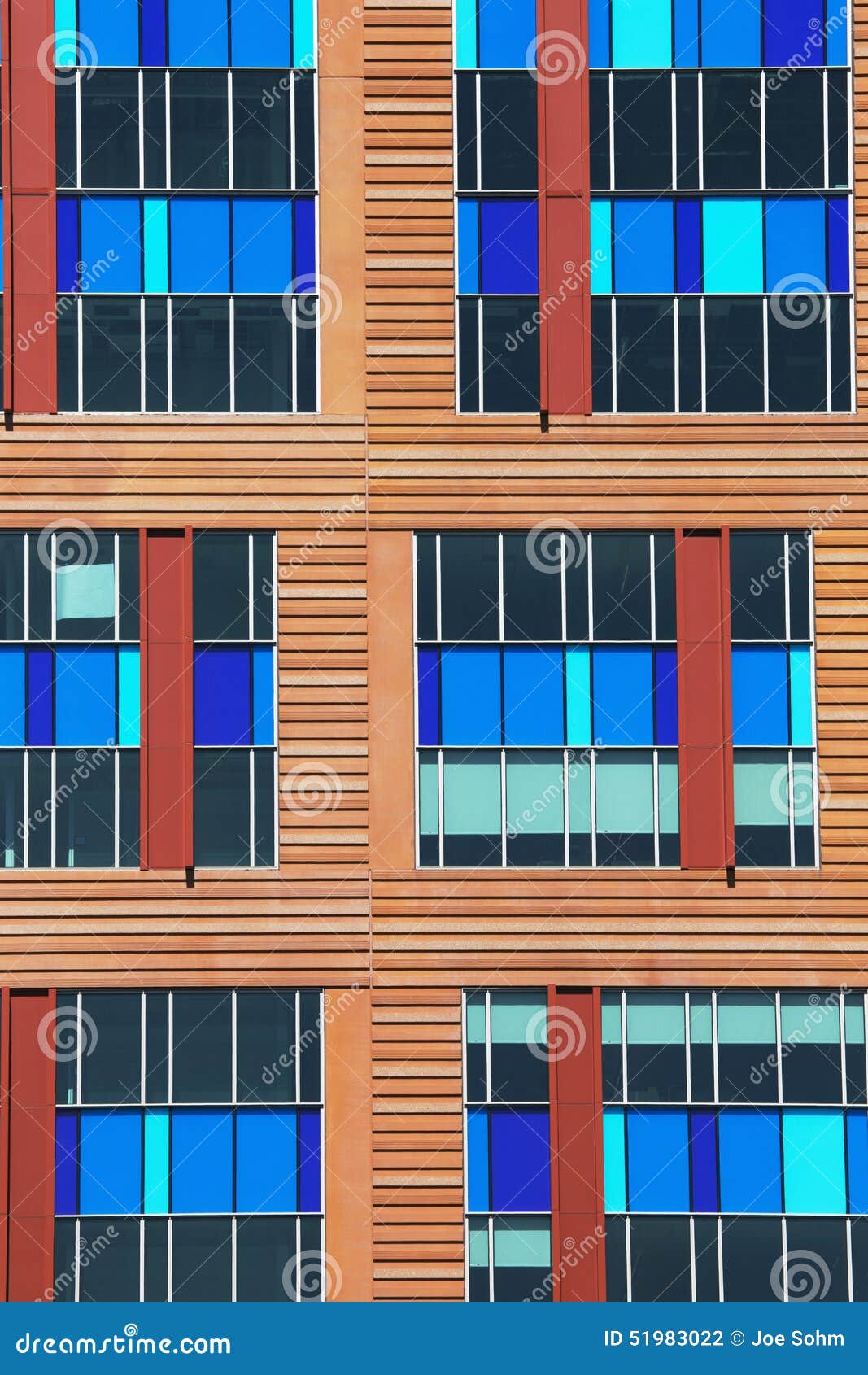 Colorfulpattern of Windows, Boston, Massachusetts, USA Stock Photo ...
