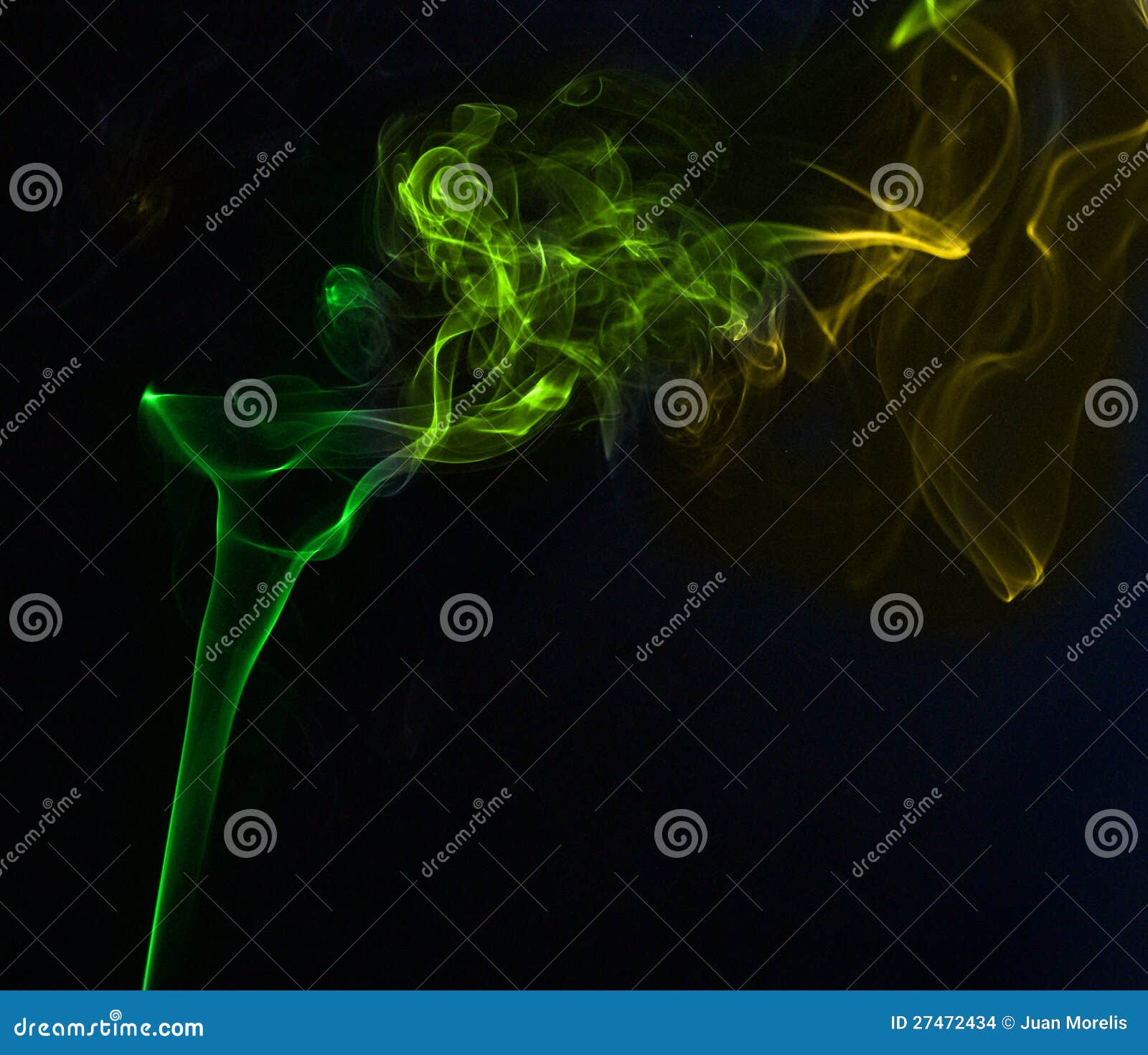 Colori del fumo fotografia stock. Immagine di curvato - 27472434