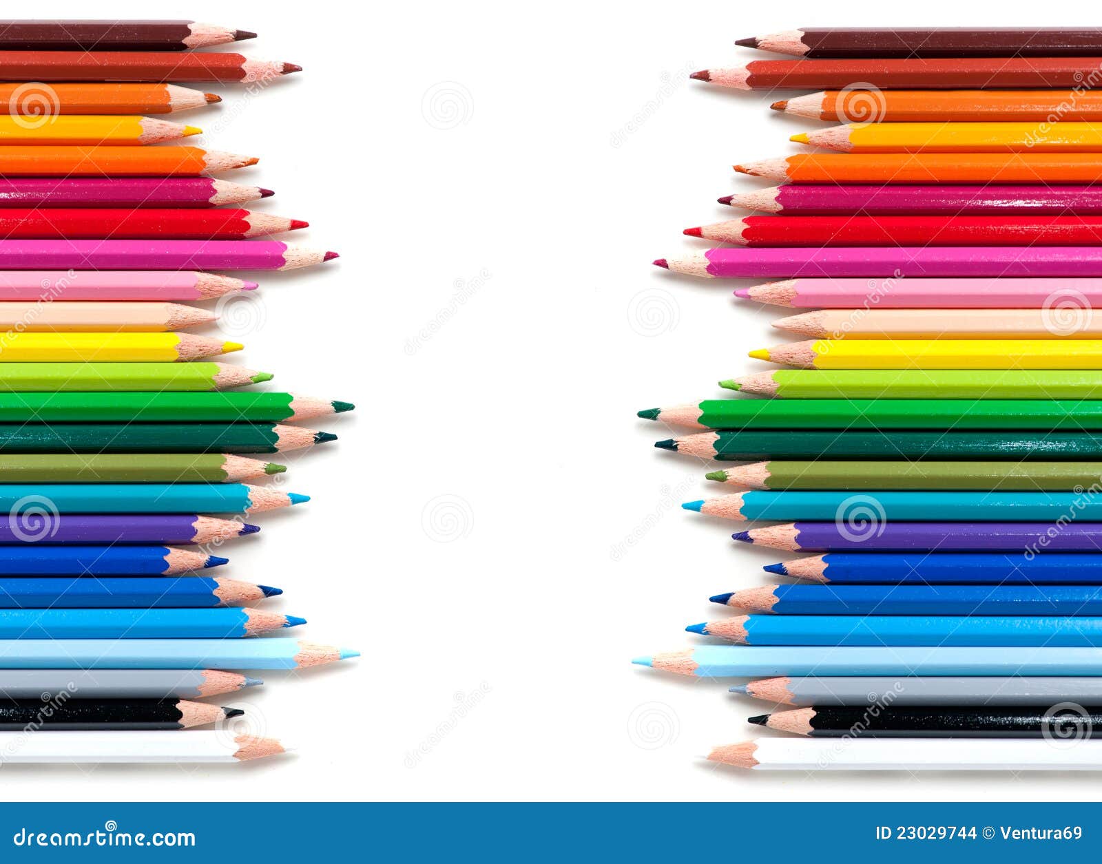 Colori le matite fotografia stock. Immagine di asilo - 23029744