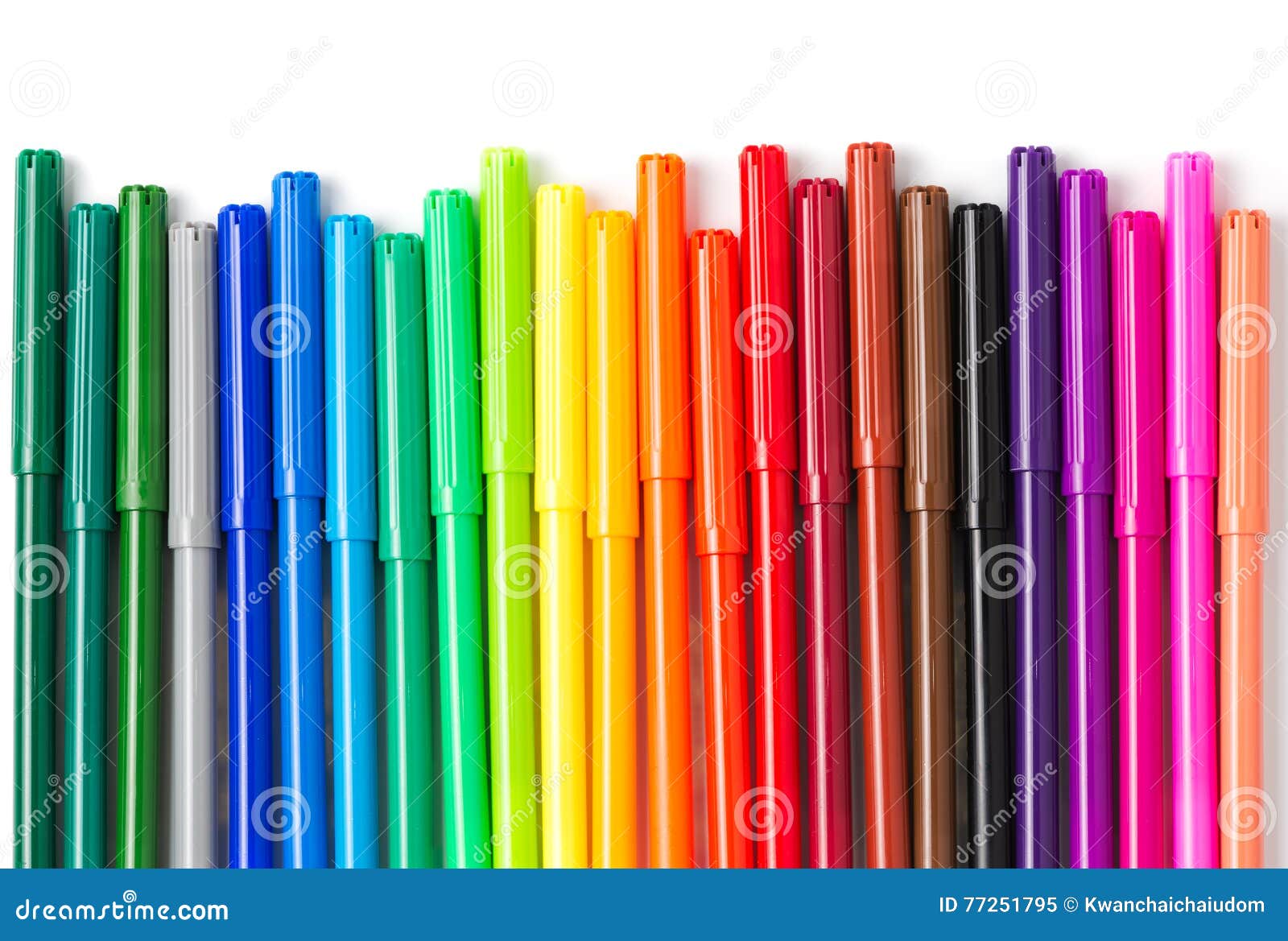 Colorido De La Pluma Del Color Aislada Imagen de archivo - Imagen de ...