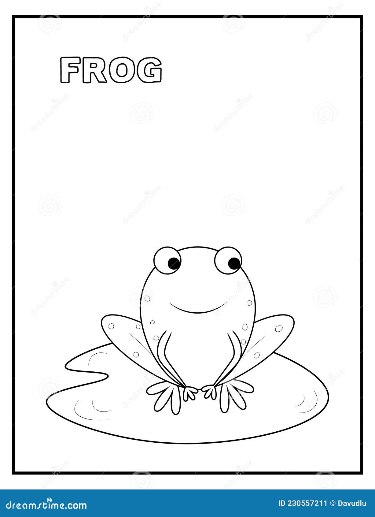 Baby Frog Coloring Pages