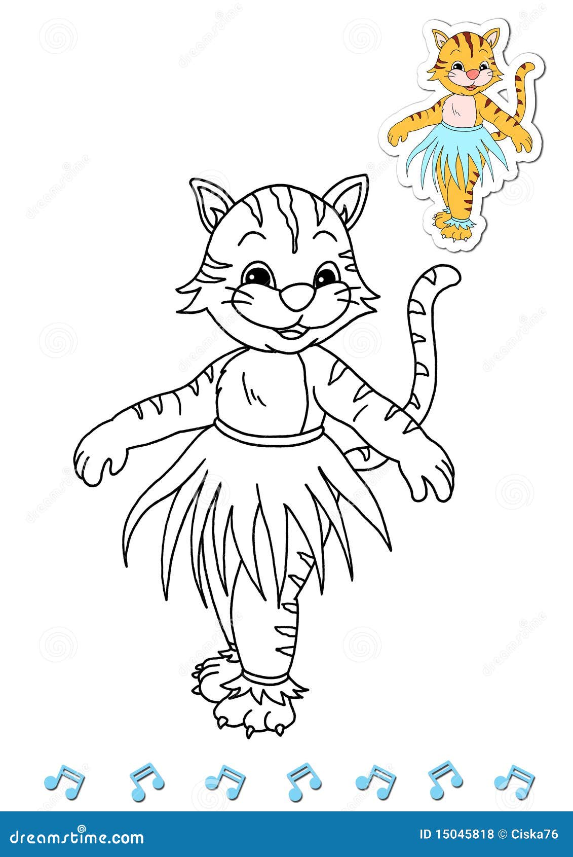 Tiger Dancers.Symbol Of Onam Festival In Kerala Vector Illustration ...