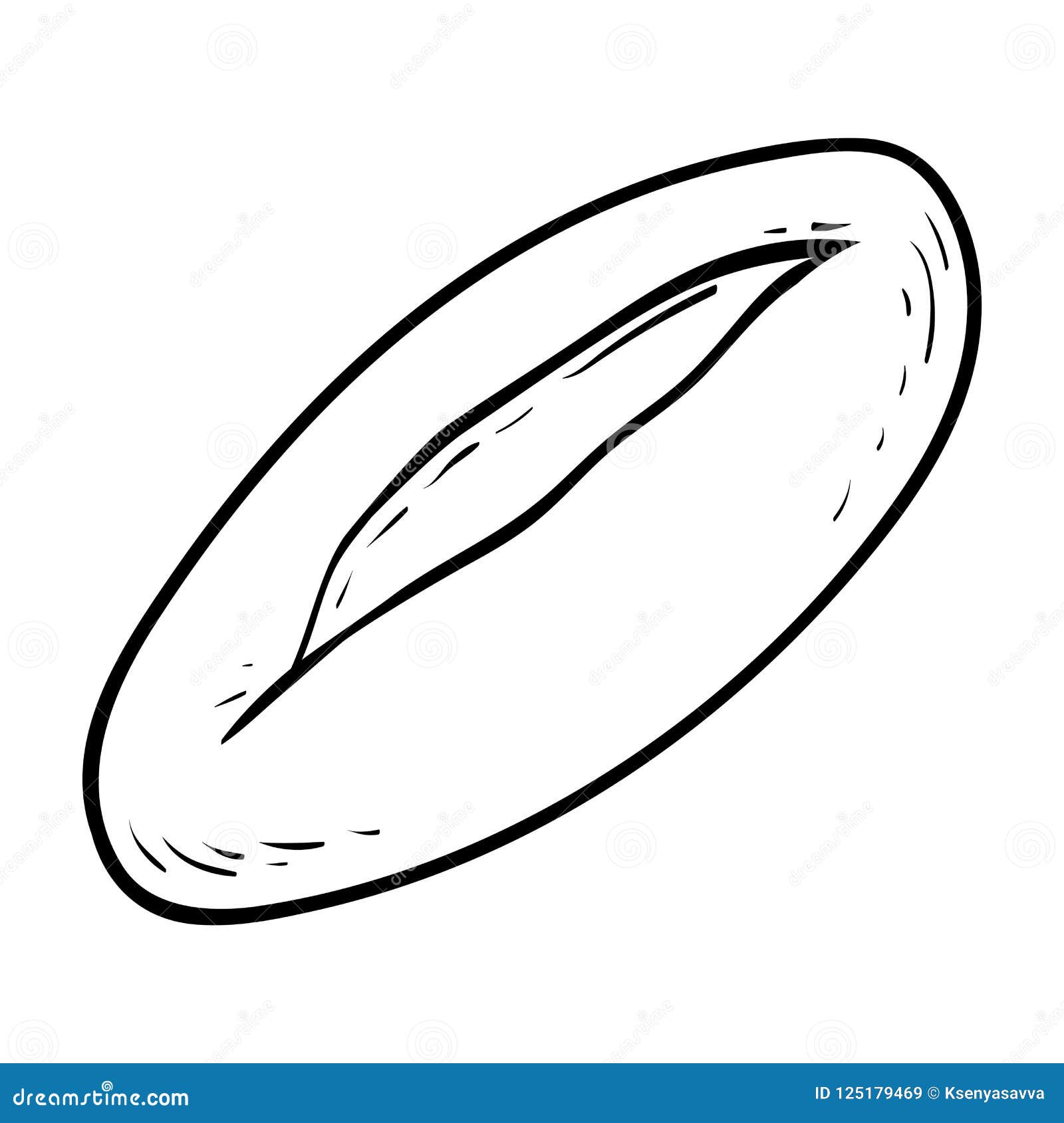 Coloring Book, Cheese Bread Stock Vector - Illustration of kindergarten ...