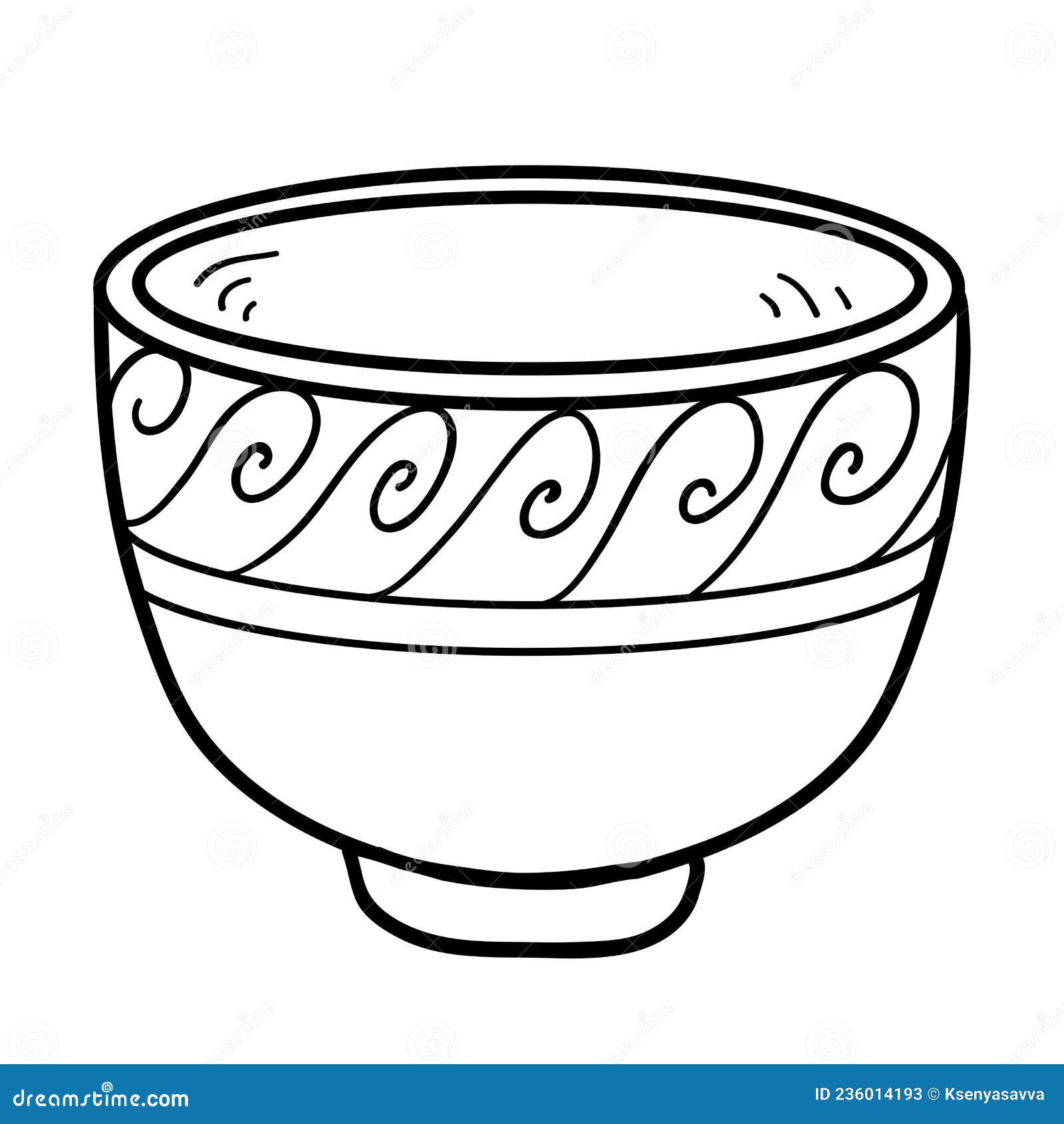 Coloring Book for Children, Cup Stock Vector - Illustration of cartoon ...