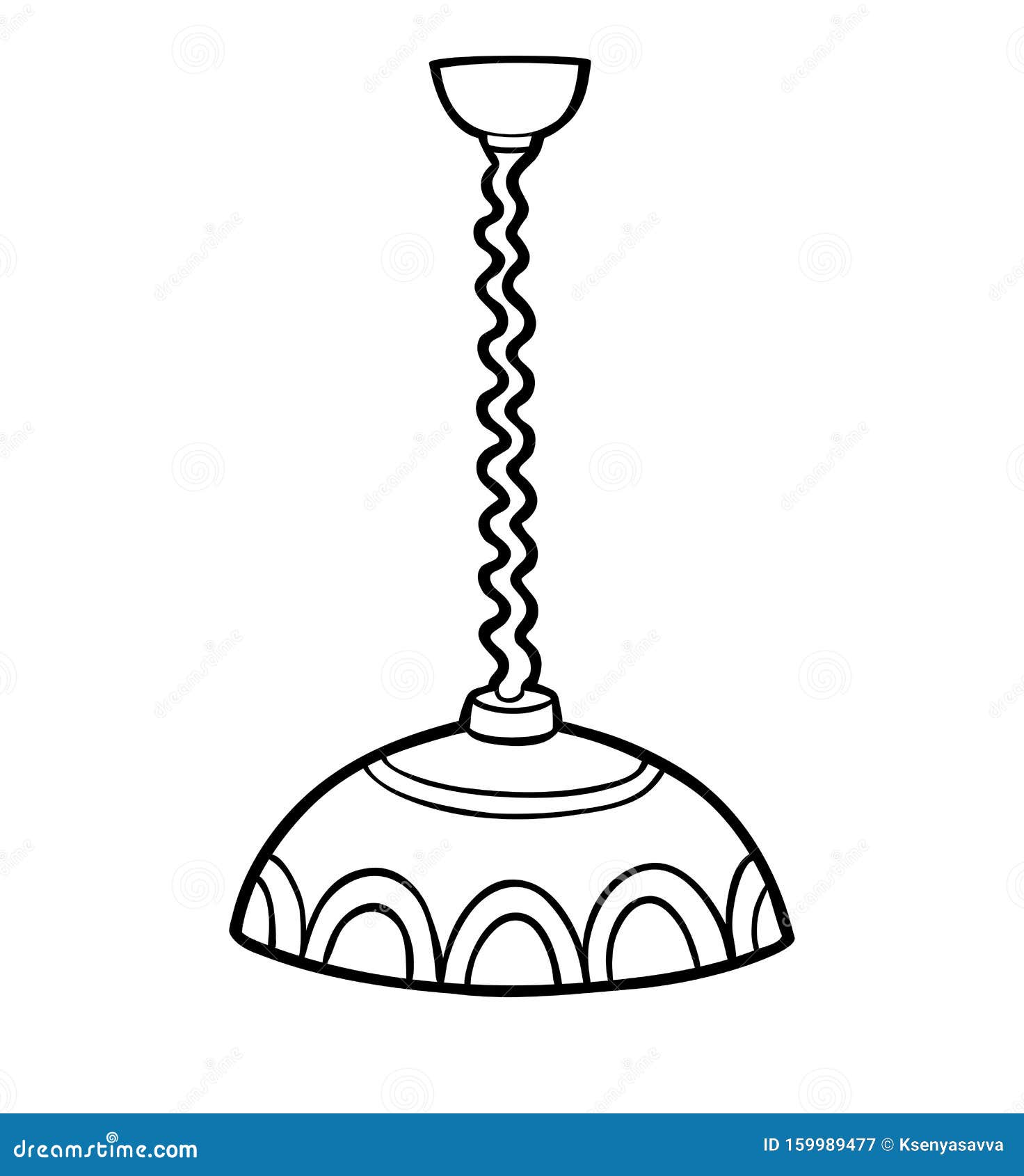 Lampshade Coloring Page Stock Photography | CartoonDealer.com #52168706