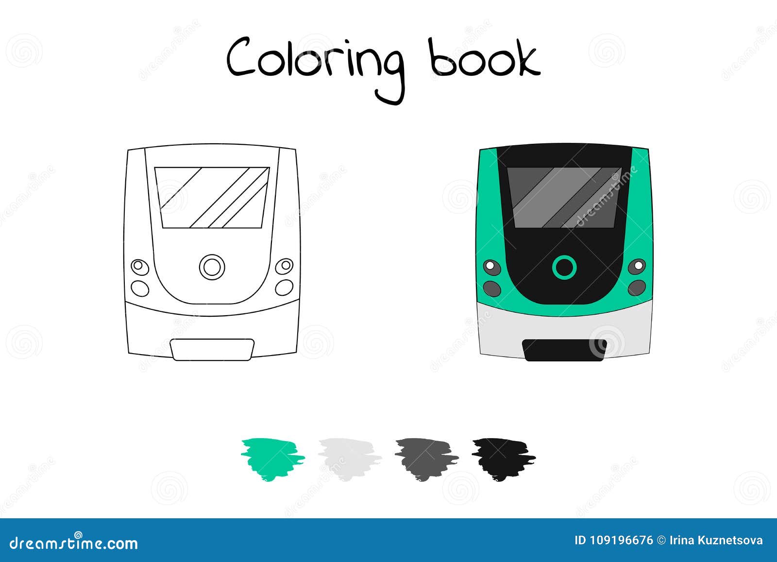 Coloring Book for Children. Vector Illustration Stock Vector ...