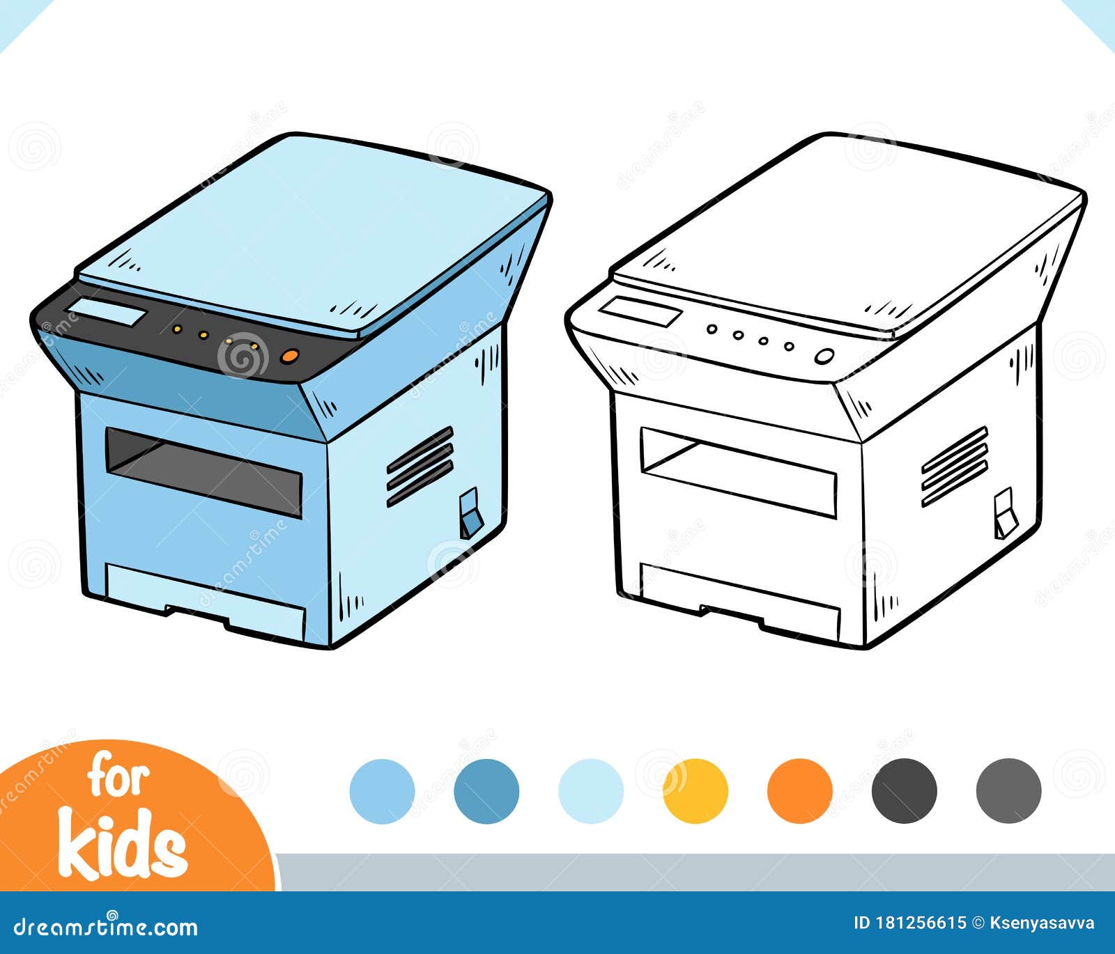 Copy Machine Icon. Office Multifunction Copier Machine Sign ...