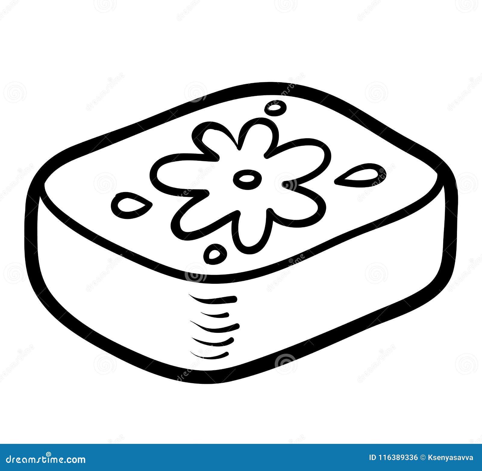 Coloring book, Eraser stock vector. Illustration of education - 116389336