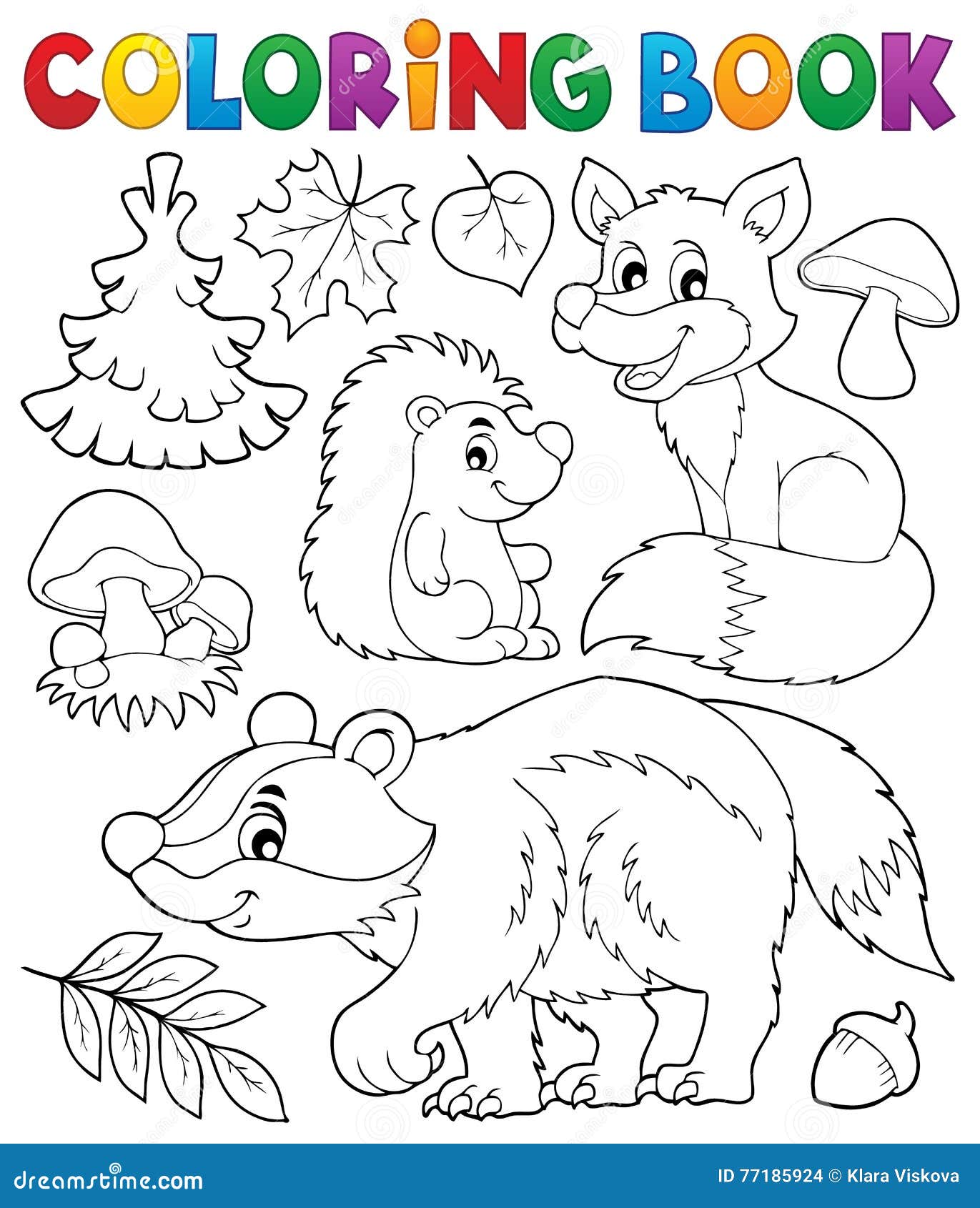 Forest Animal Coloring Pages