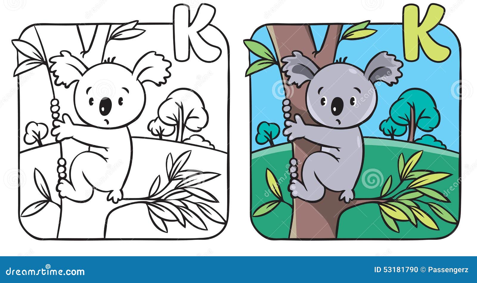 Funny Pig With Koala Illustration. Find 10 Differences. | CartoonDealer ...