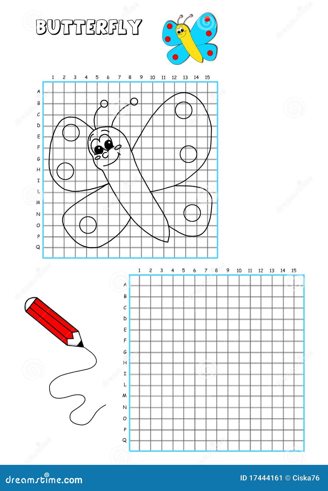 Coloring book - grate 1 stock illustration. Illustration of animals ...