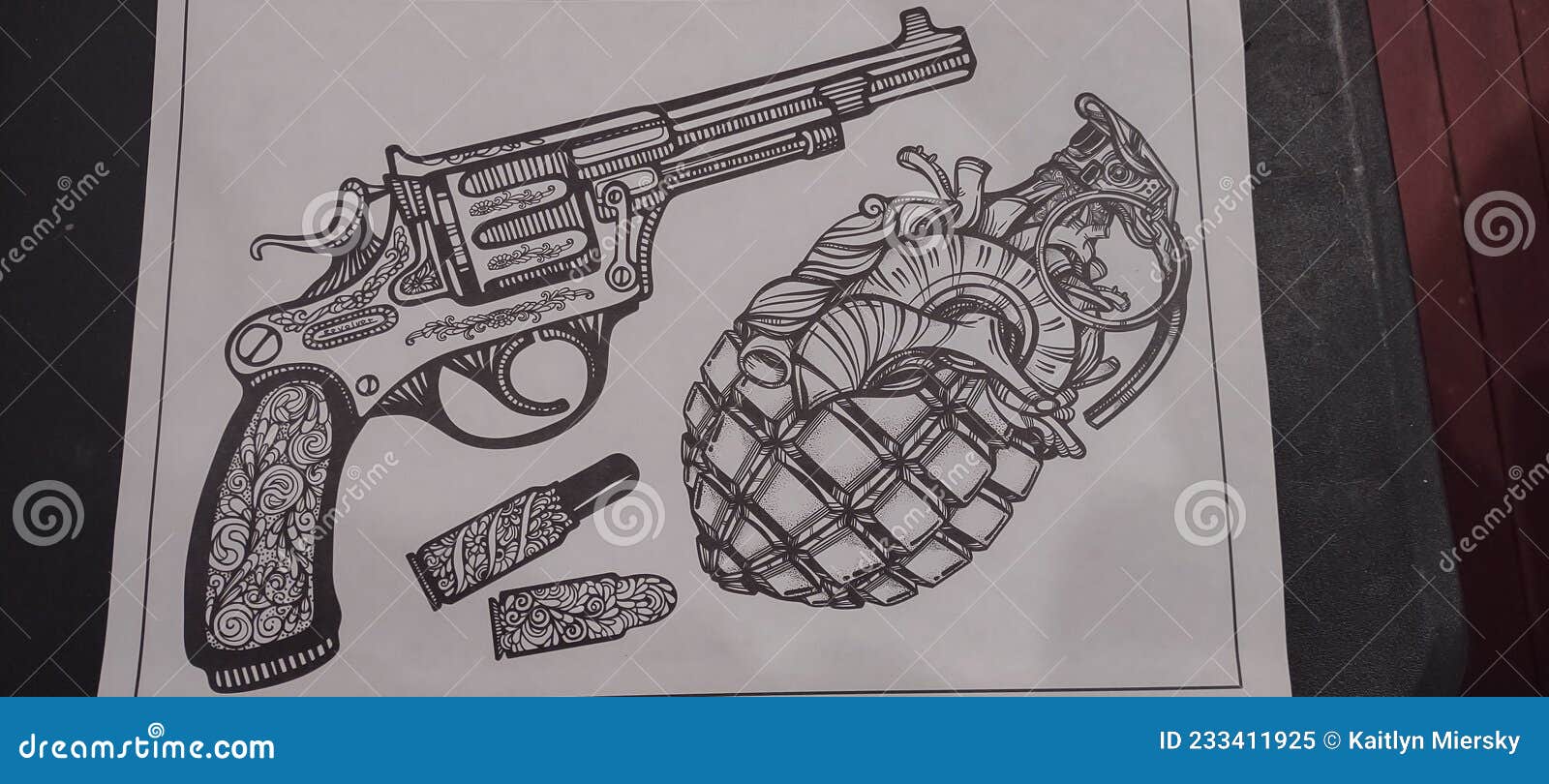 Coloring Book Heart Grenade for Adults Stock Image - Image of wing ...