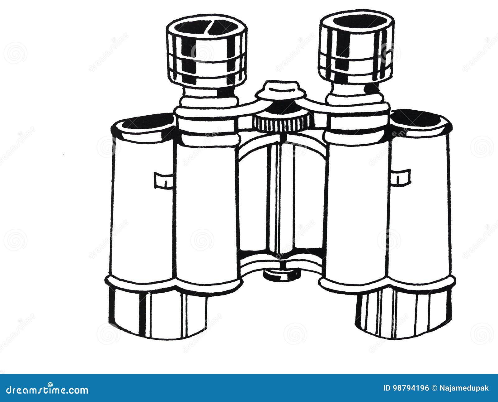 Binocular Image For Coloring Coloring Pages