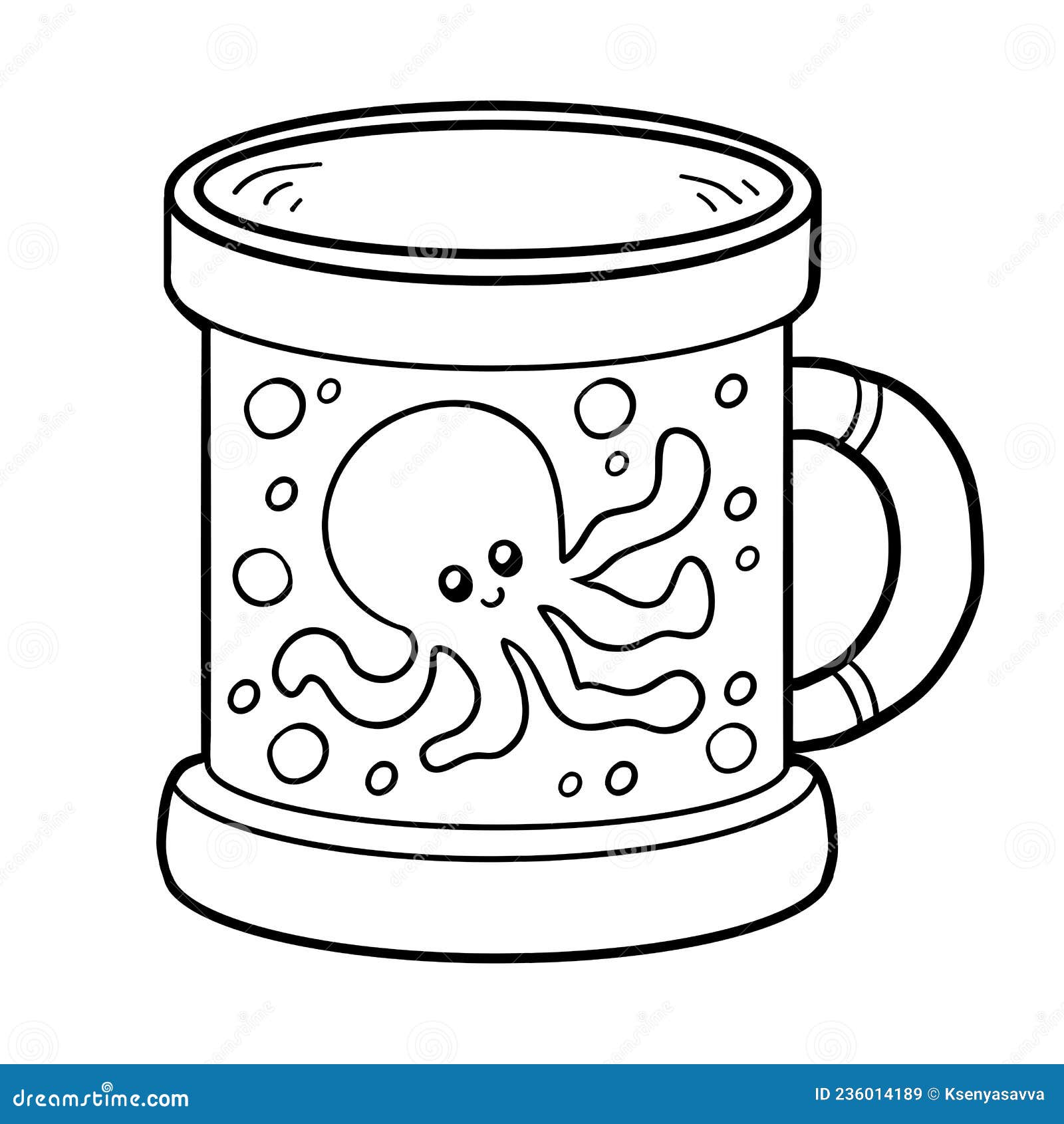 Teacup Coloring Page Stock Photo | CartoonDealer.com #50480610