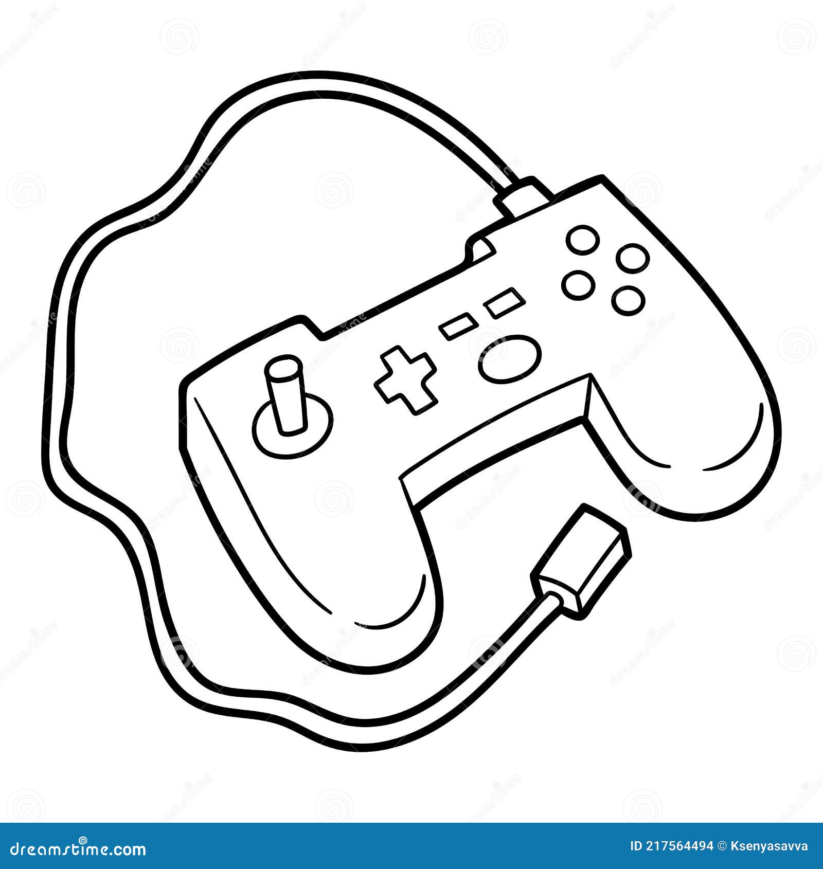 Video Game Controller Coloring Pages